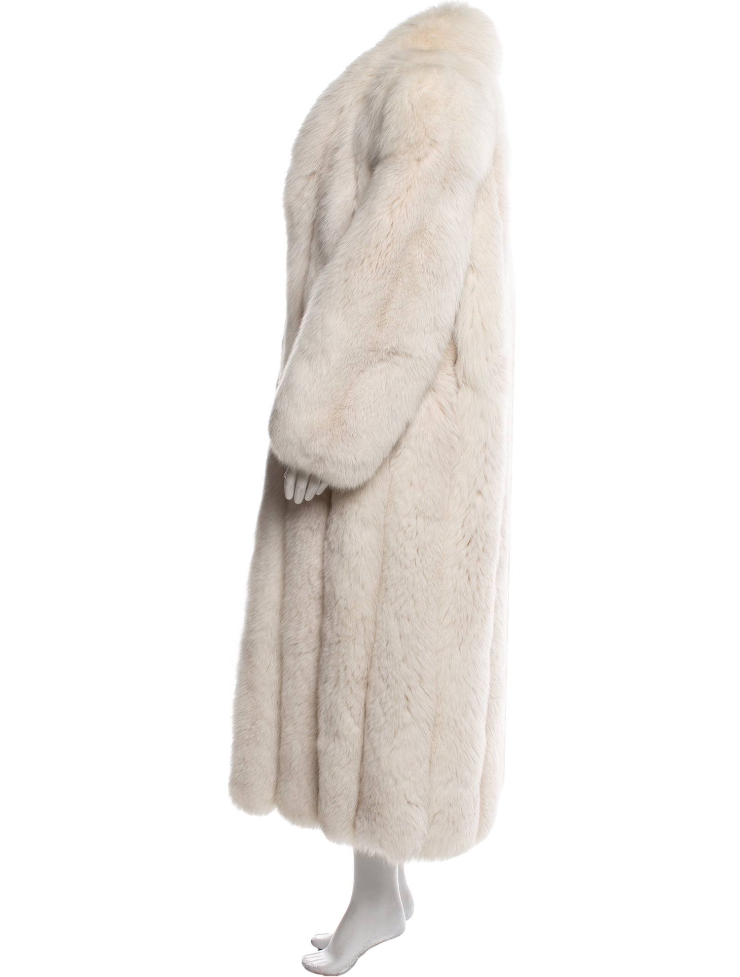Dennis Basso Sable Fur Long Coat - Neutrals Coats, Clothing - DEN20435 ...