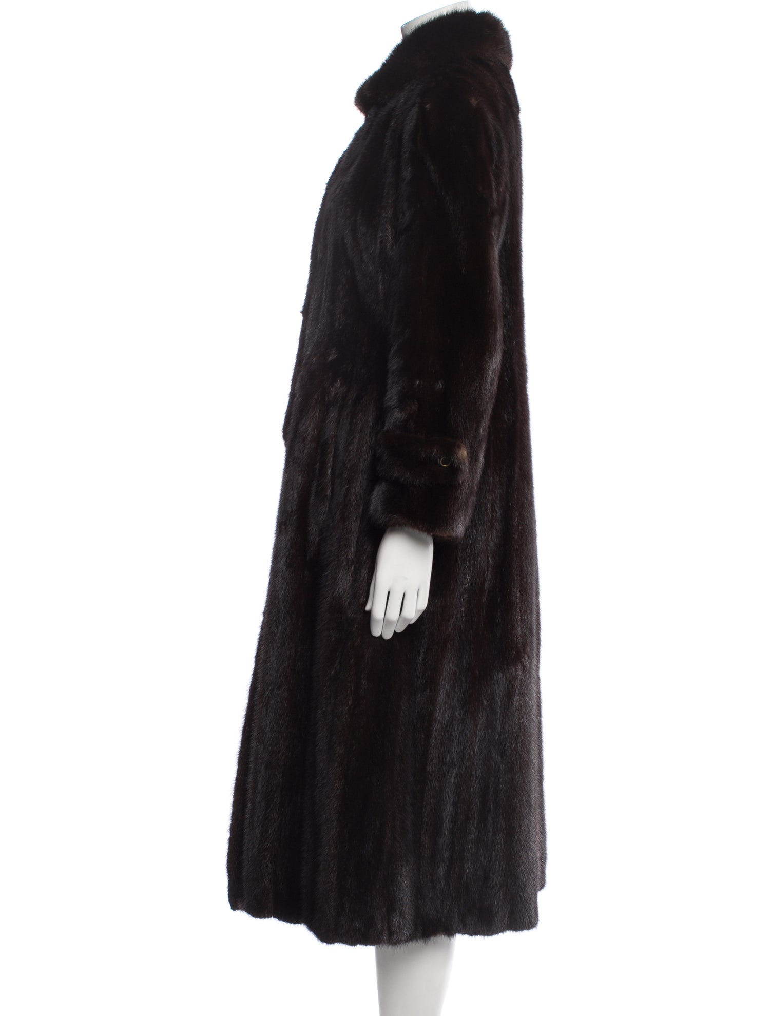 Alfred Sung Fur Fur Coat - Brown Coats, Clothing - ASLUF21303 | The ...