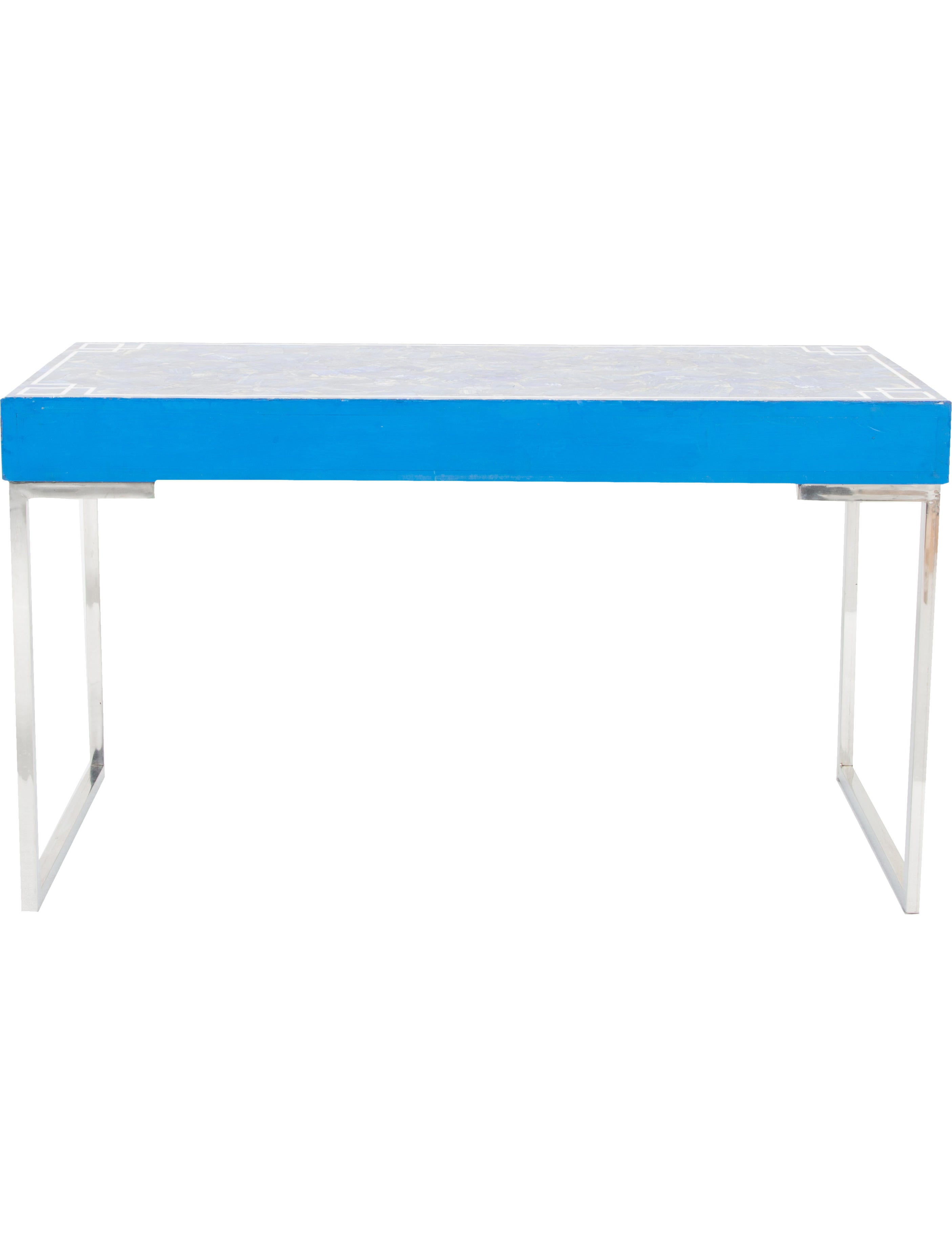 Furniture Inlaid Stone Desk - Furniture - FURNI20010 | The RealReal