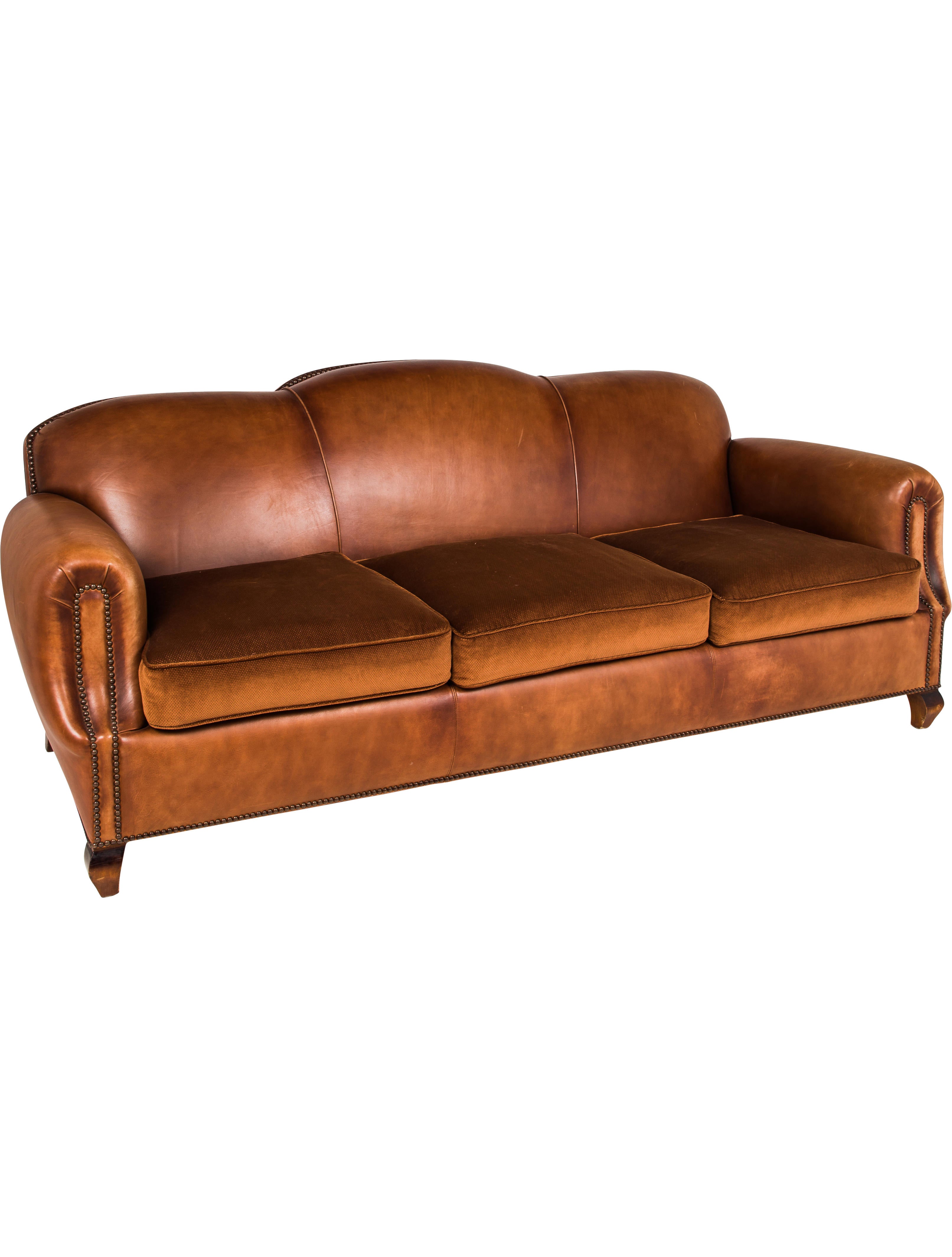 Furniture Custom Leather Sofa - Brown Seating, Furniture - FURNI21053 ...