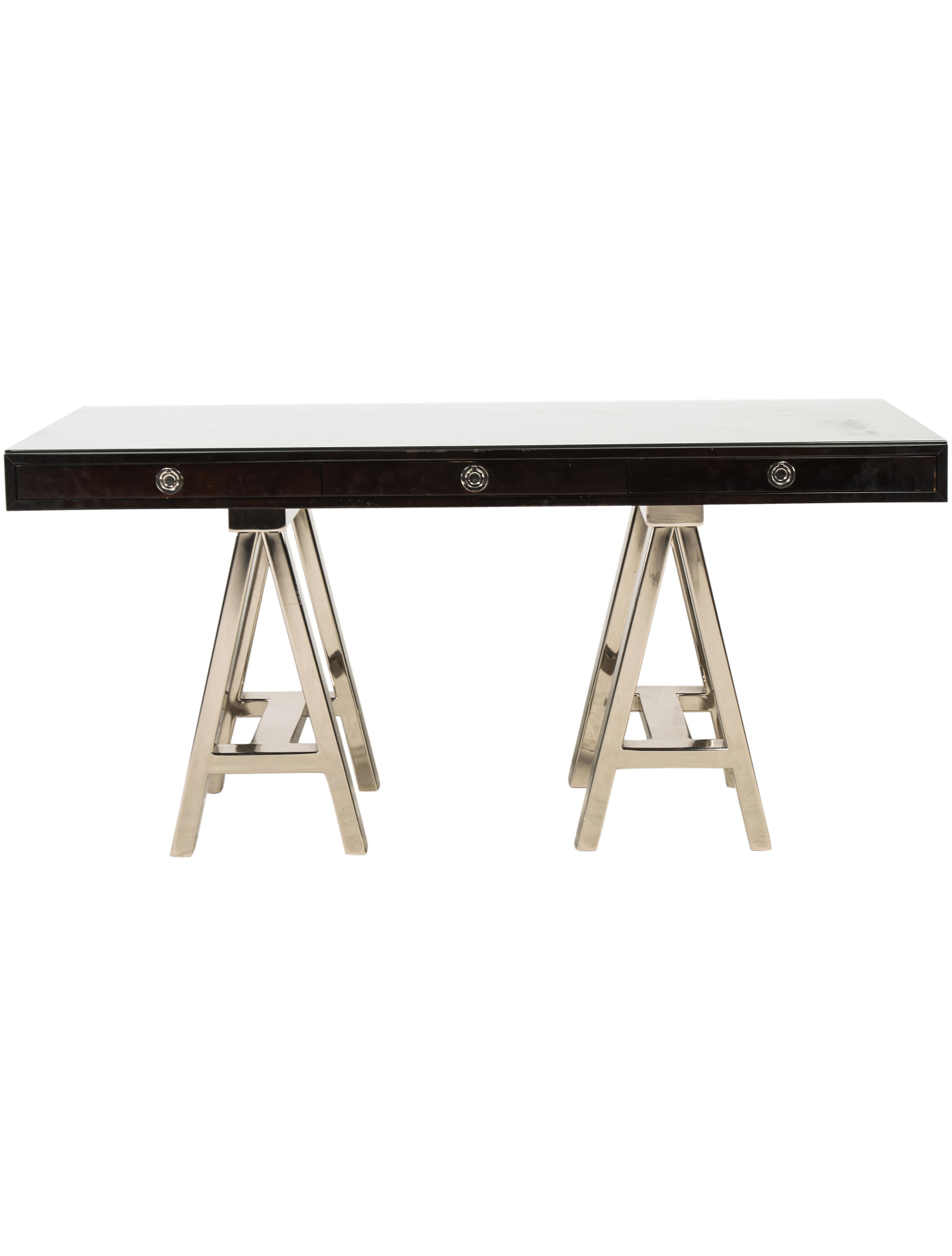 Furniture Williams Sonoma Mason Desk - Black Office, Furniture ...