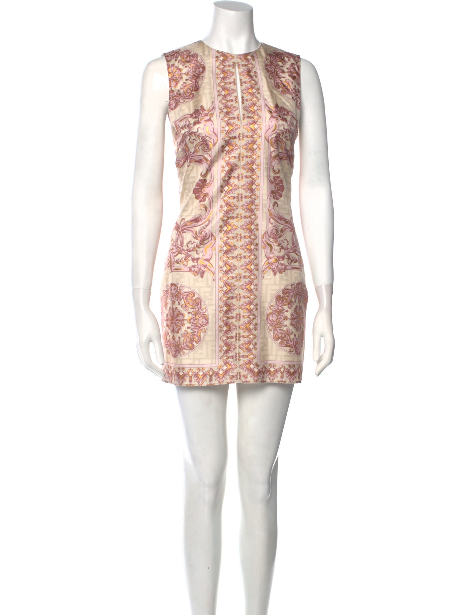 Fendace 2022 Mini Dress - Gold Dresses, Clothing - FVEEN20503 | The ...