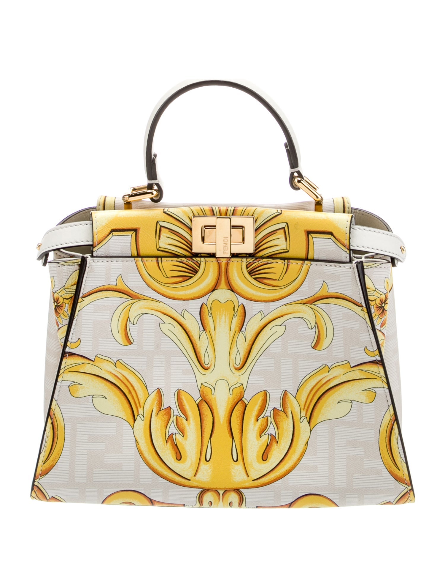 Fendace Mini Peekaboo - Neutrals Handle Bags, Handbags - FVEEN20744 ...