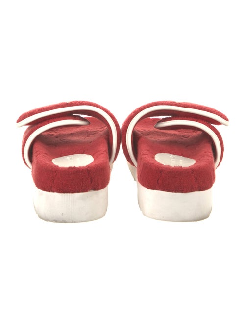 Gucci x Adidas Graphic Print Slides - Red Sandals, Shoes - GAUDC21026 ...