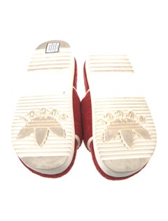 Gucci x Adidas Graphic Print Slides - Red Sandals, Shoes - GAUDC21026 ...