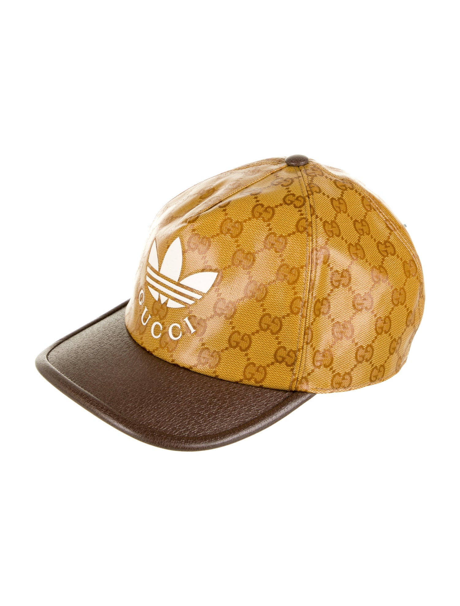 Gucci x Adidas GG Crystal Baseball Cap w/ Tags - Brown Hats ...