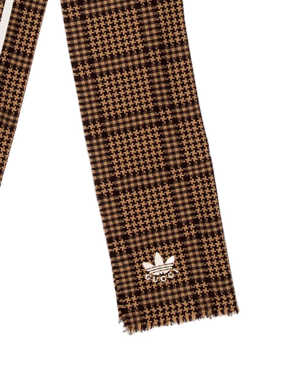 Gucci x Adidas Scarf By Alessandro Michele Brown Prin… - Gem