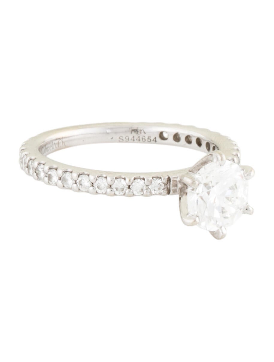 Gabriel & Co. 14K Diamond Engagement Ring - 14K White Gold Engagement ...