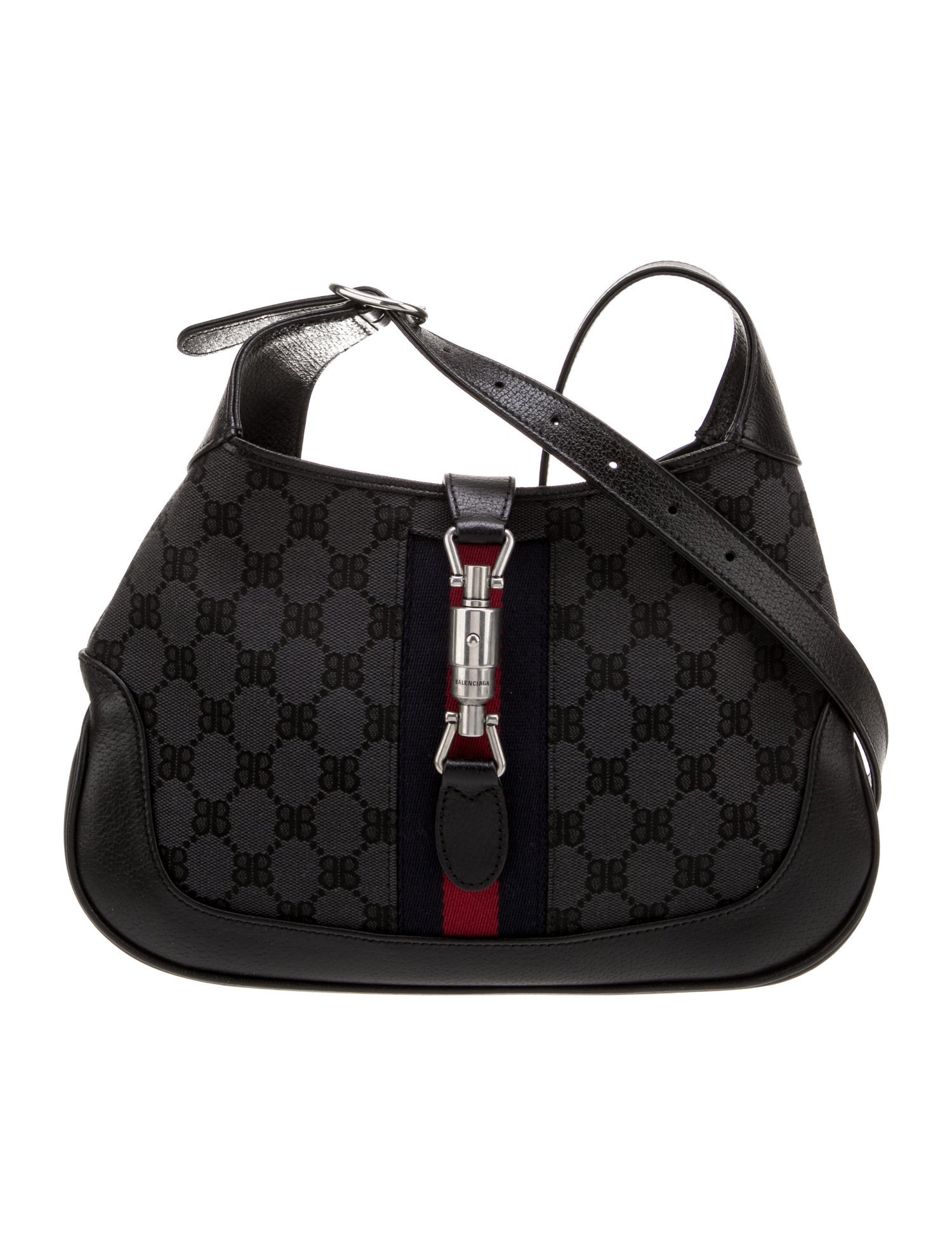 Gucci x Balenciaga Piston Lock Gucci Jackie 1961 - Black Hobos ...