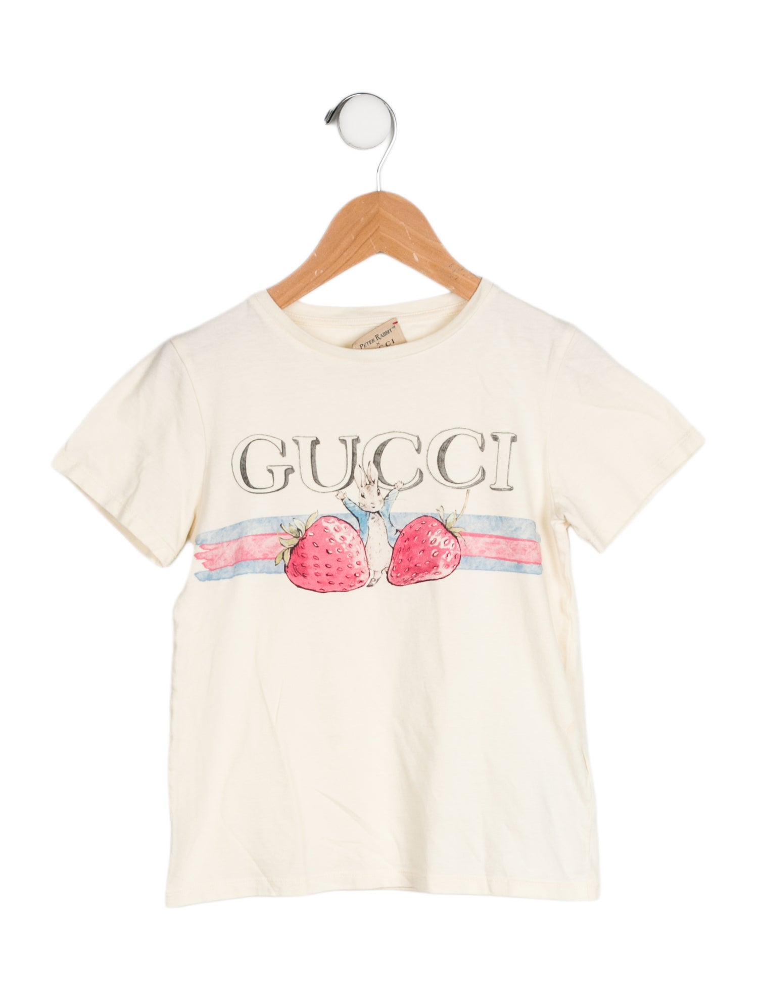 Gucci x Peter Rabbit Girls Logo Rabbit Shirt - Neutrals Sizes 7-16 ...