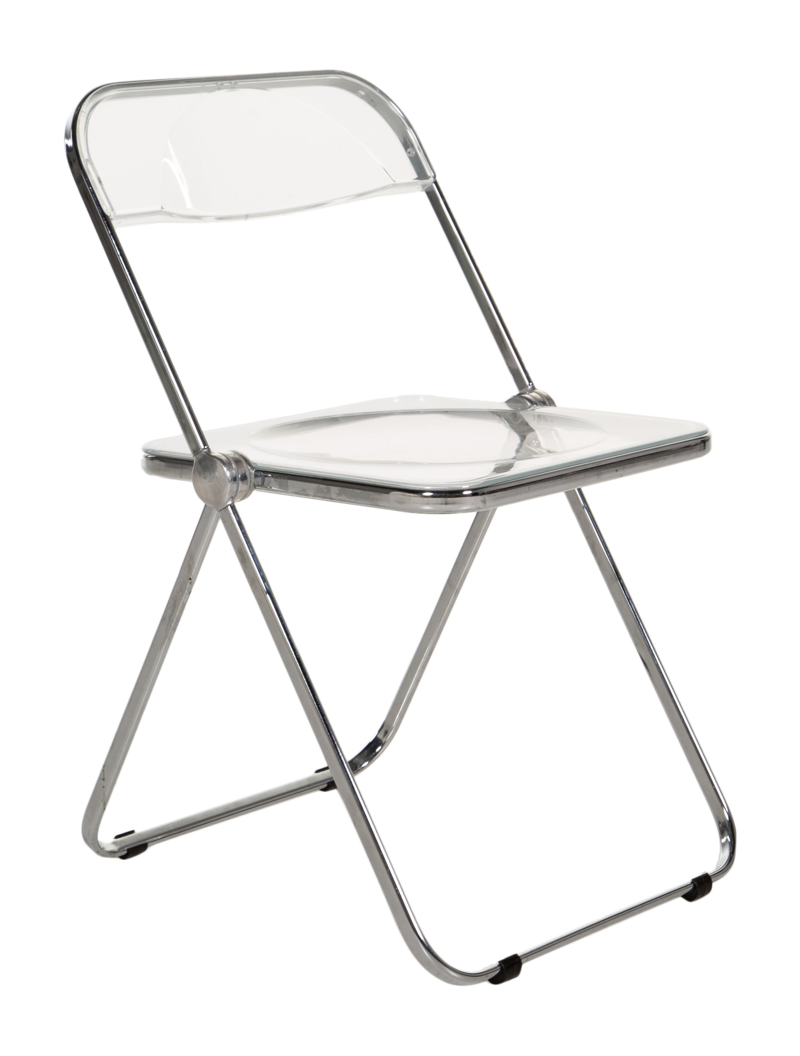 Giancarlo Piretti Plia Folding Chair - Silver, 1 pieces Seating ...