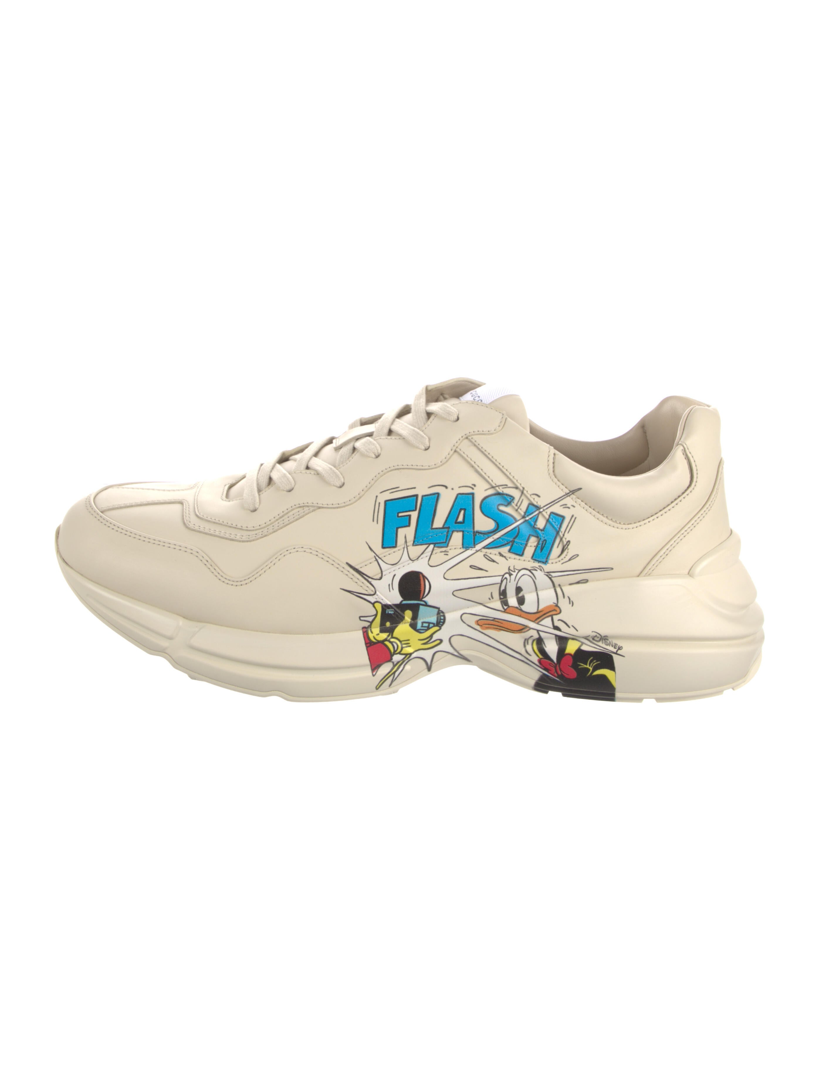 Gucci x Disney Rhyton 'Donald Duck' Sneakers w/ Tags - Neutrals ...