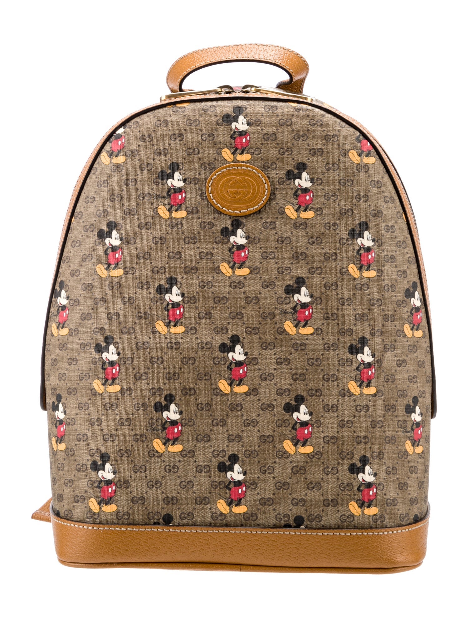 Gucci x Disney Micro GG Small Backpack - Brown Backpacks, Handbags ...