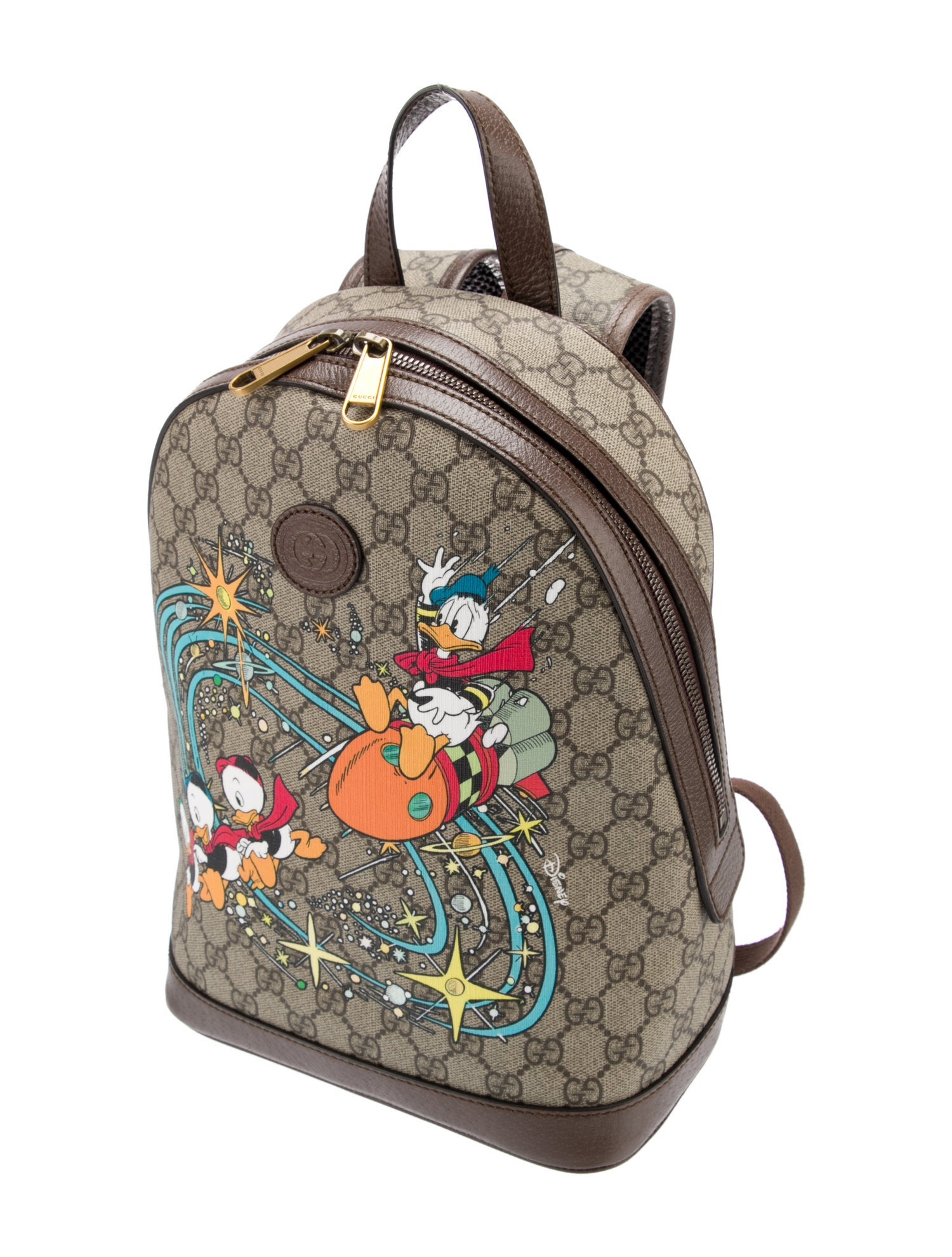 Gucci x Disney GG Supreme Donald Duck Backpack - Neutrals Backpacks ...