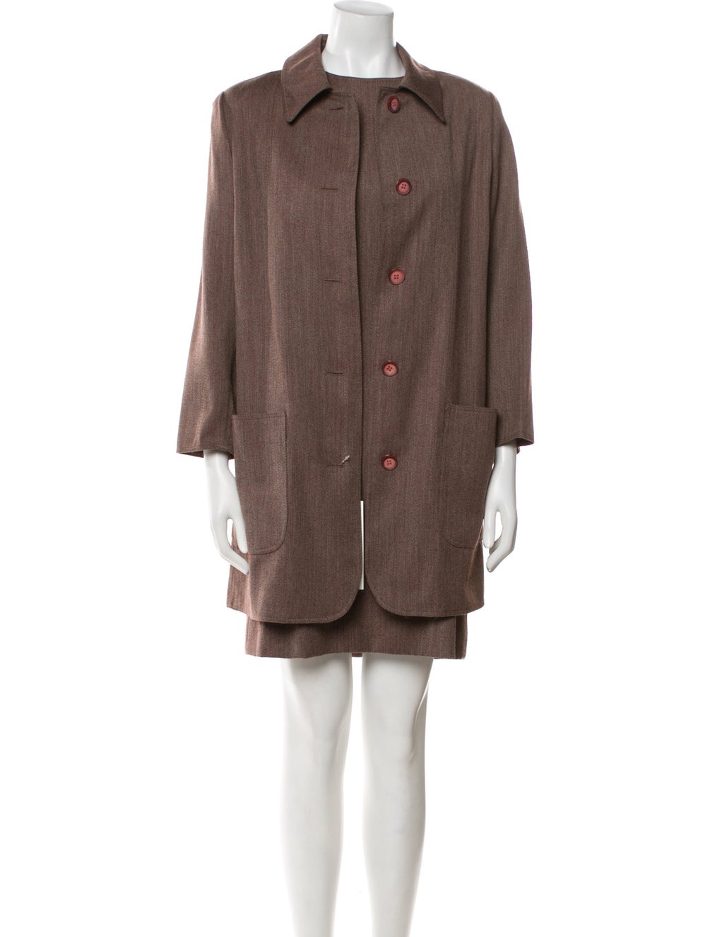 Geoffrey Beene Skirt Set - Brown Suits and Sets, Clothing - GEO23656 ...