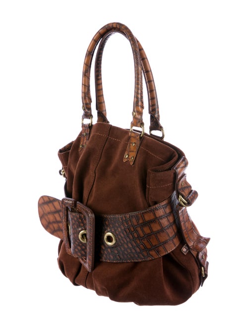 Ghurka Leather-Trimmed Bucket Bag - Handbags - GHK20159 | The RealReal
