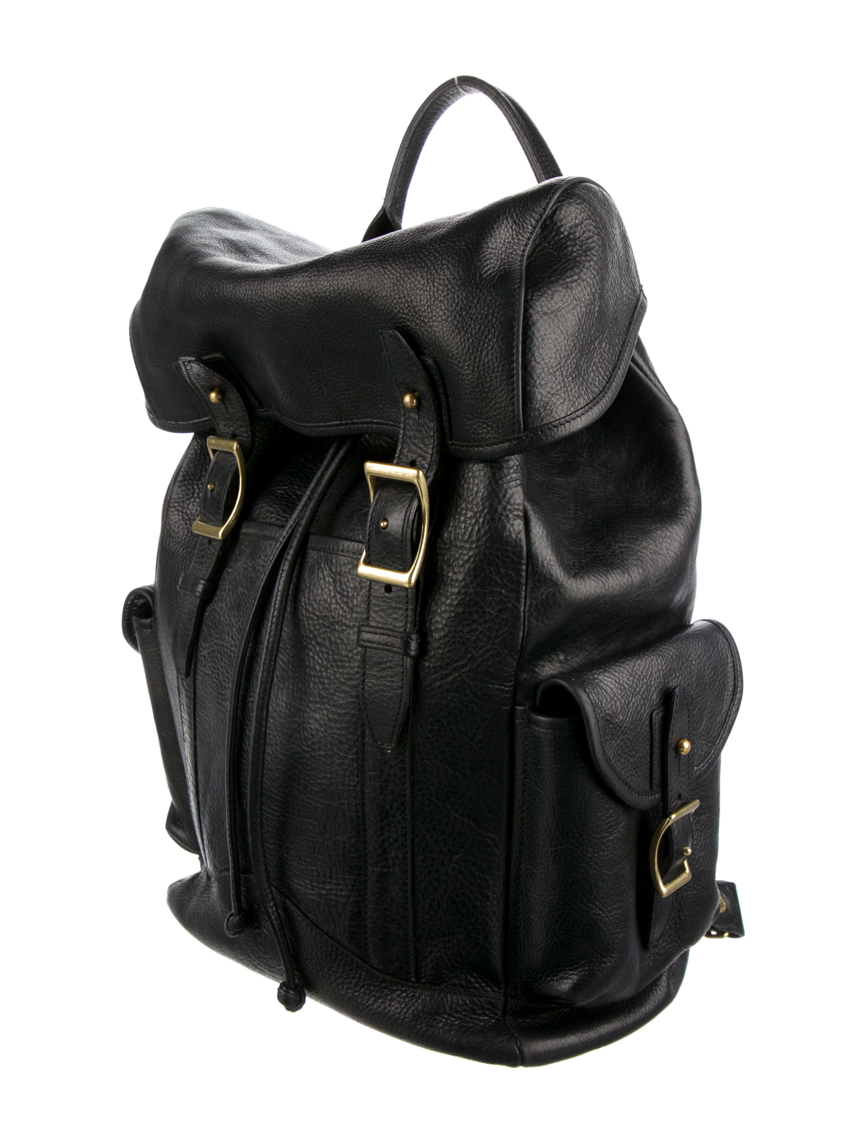 Ghurka Ghurka Leather BackPack - Black Backpacks, Bags - GHK22159 | The ...