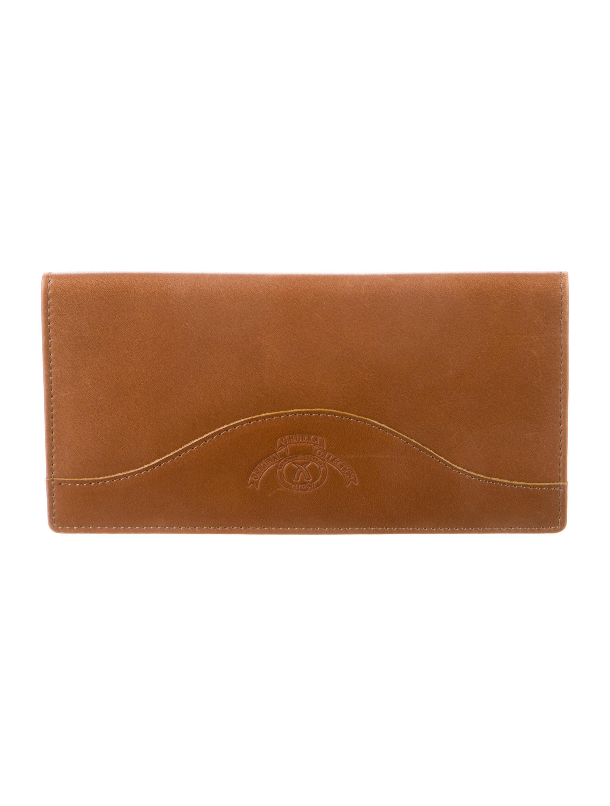 Ghurka Leather Bifold Wallet - Brown Wallets, Accessories - GHK22445 ...