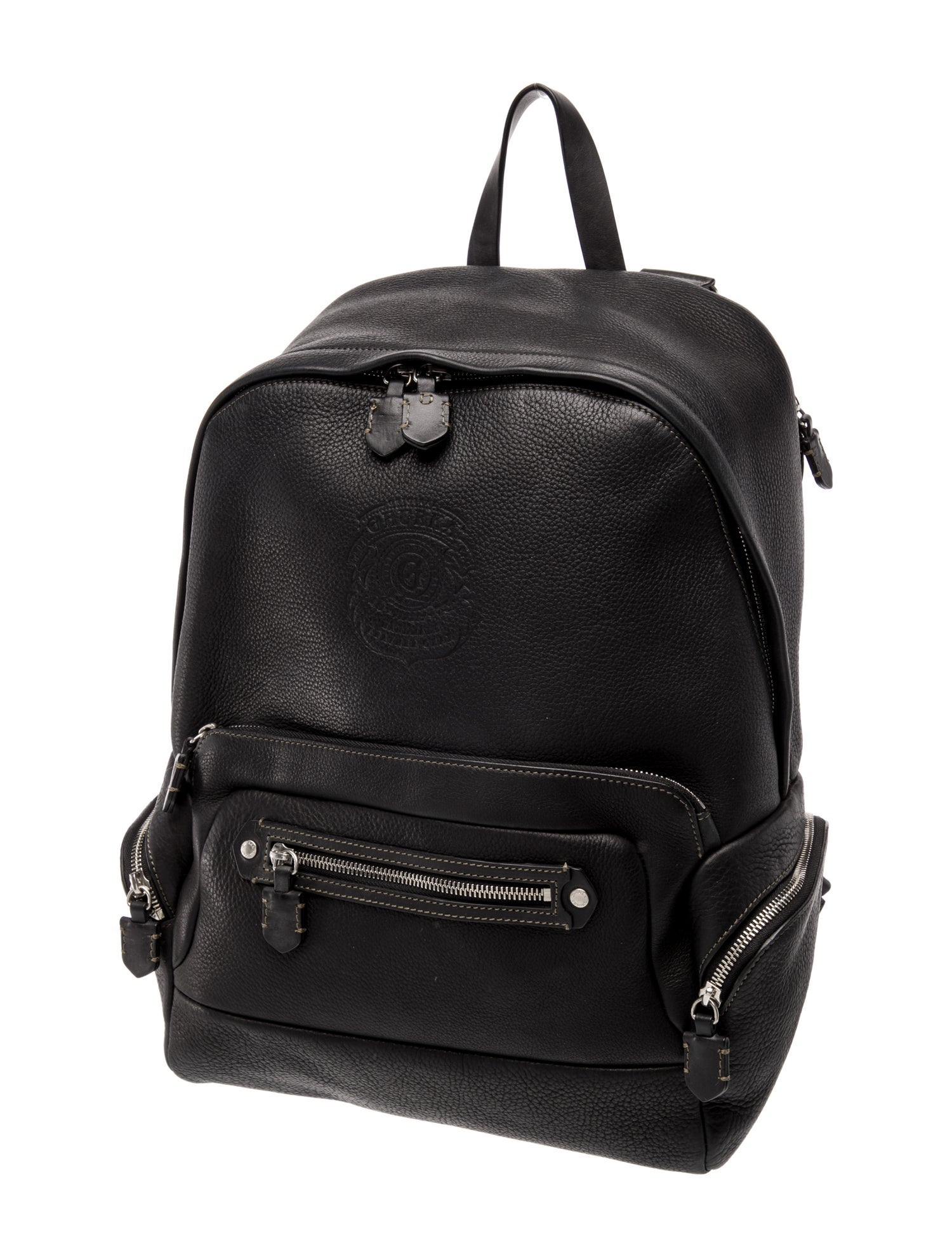 Ghurka Leather Backpack - Black Backpacks, Handbags - GHK23518 | The ...