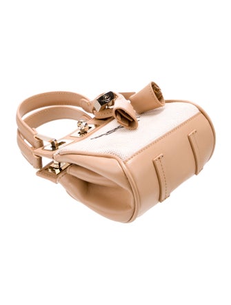 Giambattista Valli Canvas Top Handle Bag - Neutrals Mini Bags, Handbags ...