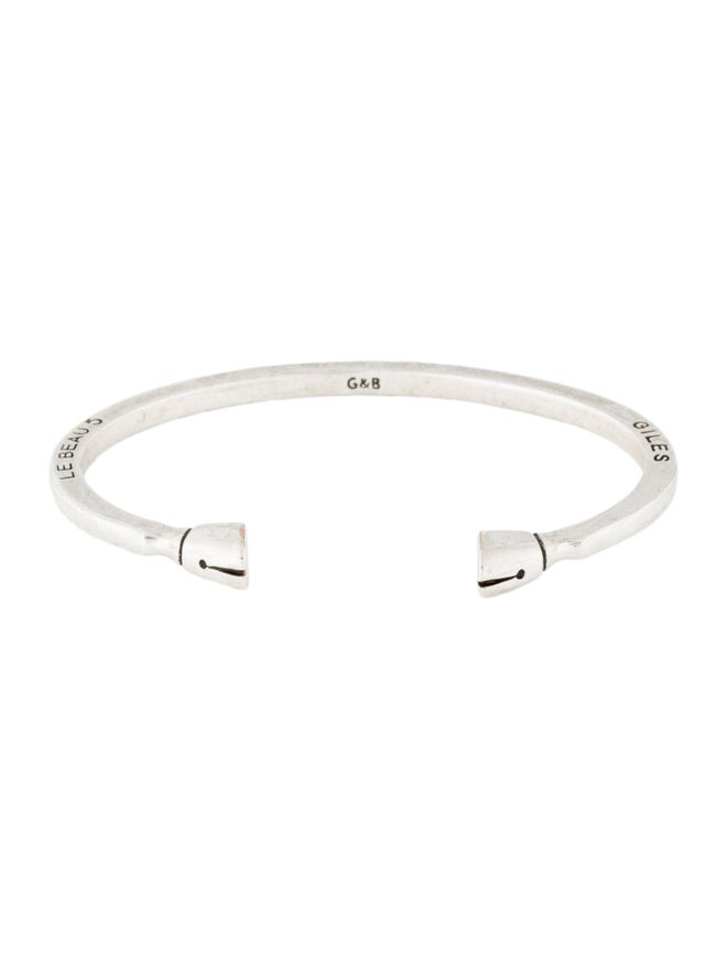 Gucci x Adidas Striped Cuff Bracelet - Sterling Silver Cuff, Bracelets ...