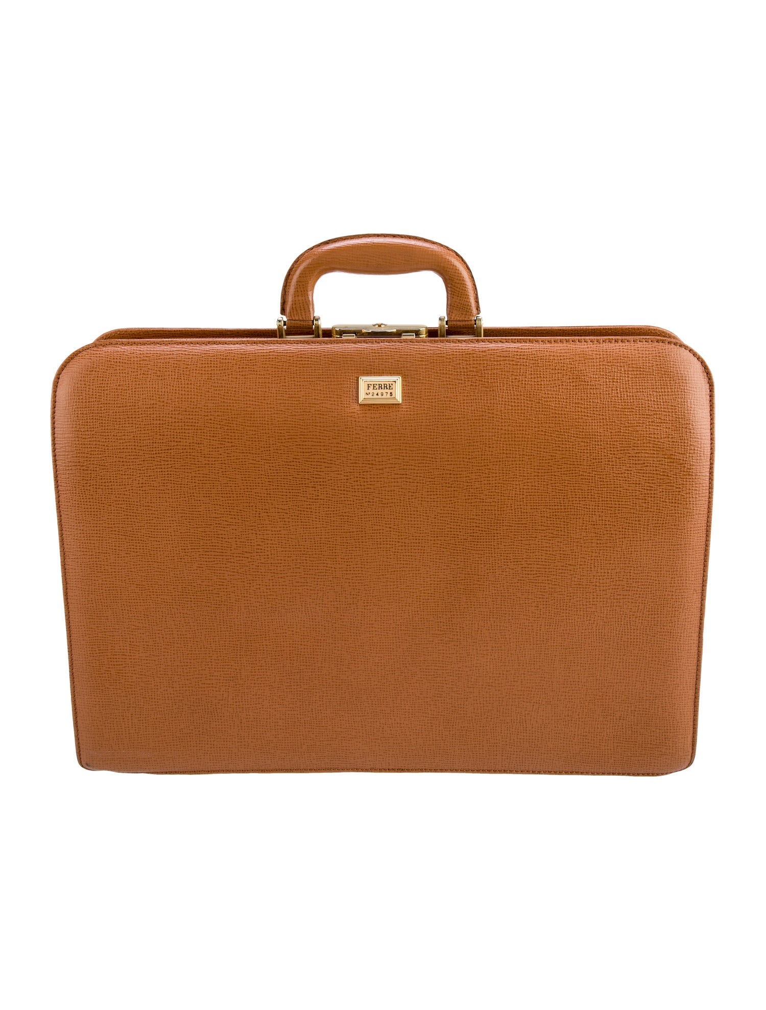 Bottega Veneta Intrecciato-Trimmed Ostrich Briefcase - Blue Briefcases ...