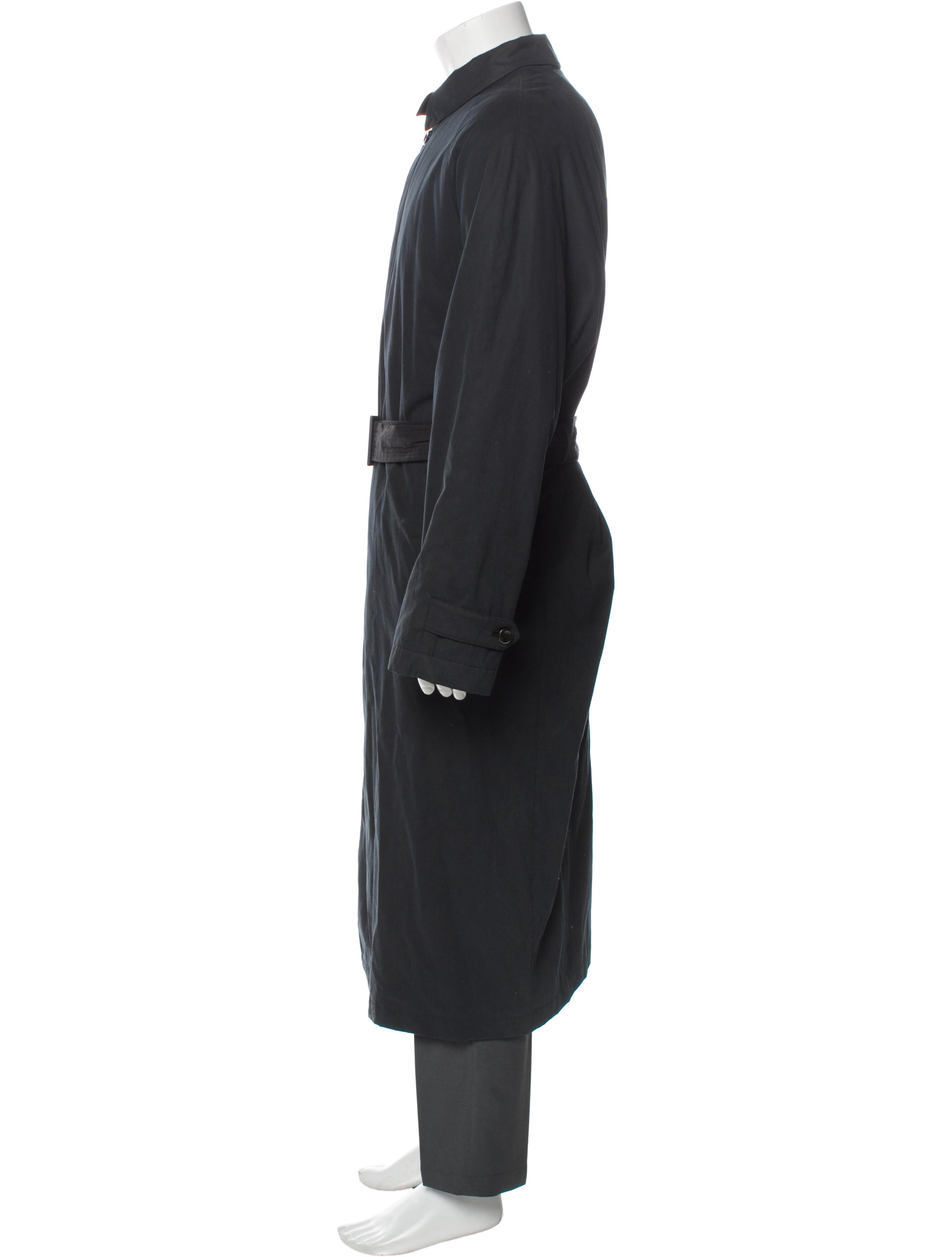 Giorgio Armani Overcoat - Black Outerwear, Clothing - GIO115855 | The ...
