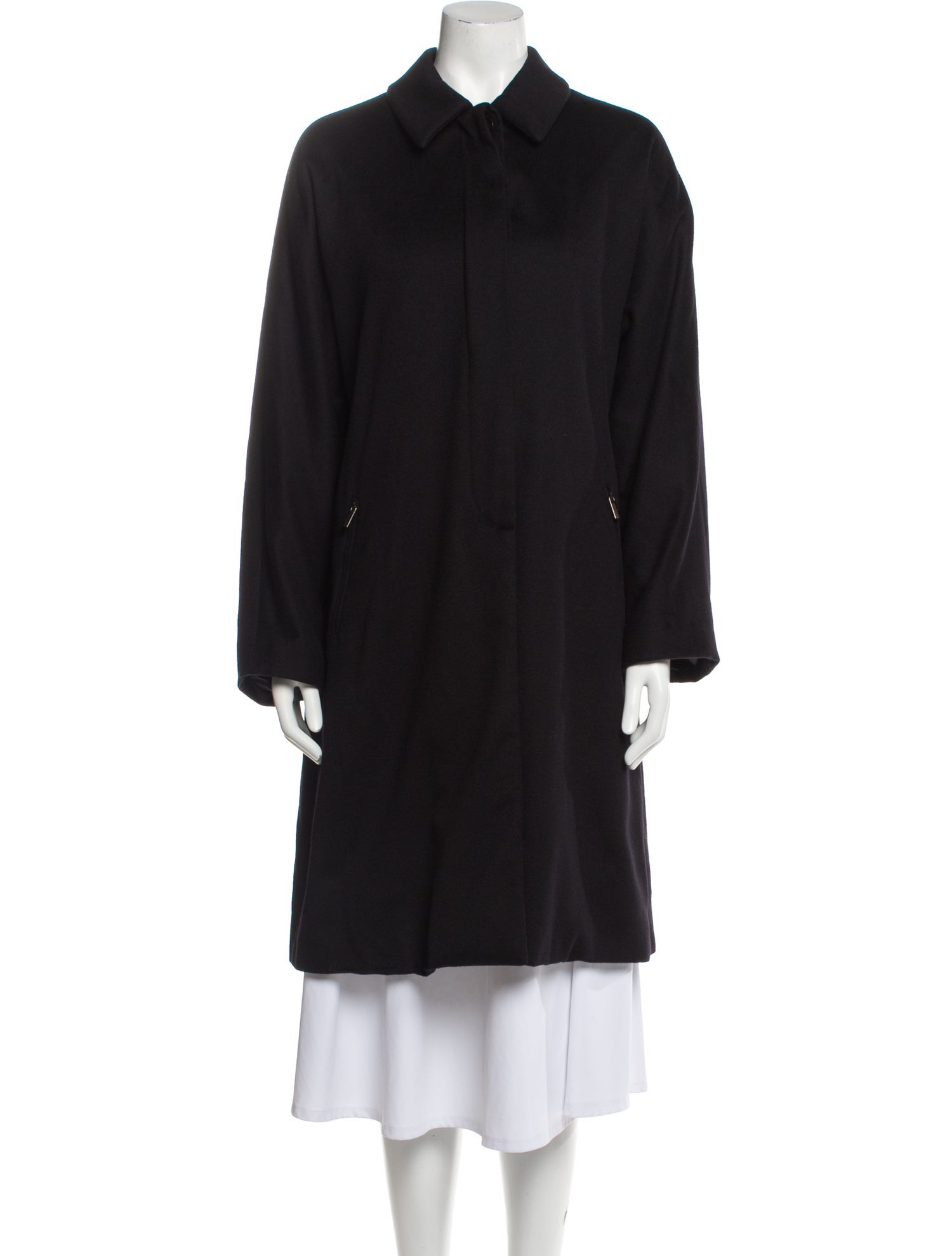 Giorgio Armani Trench Coat - Black Coats, Clothing - GIO121672 | The ...