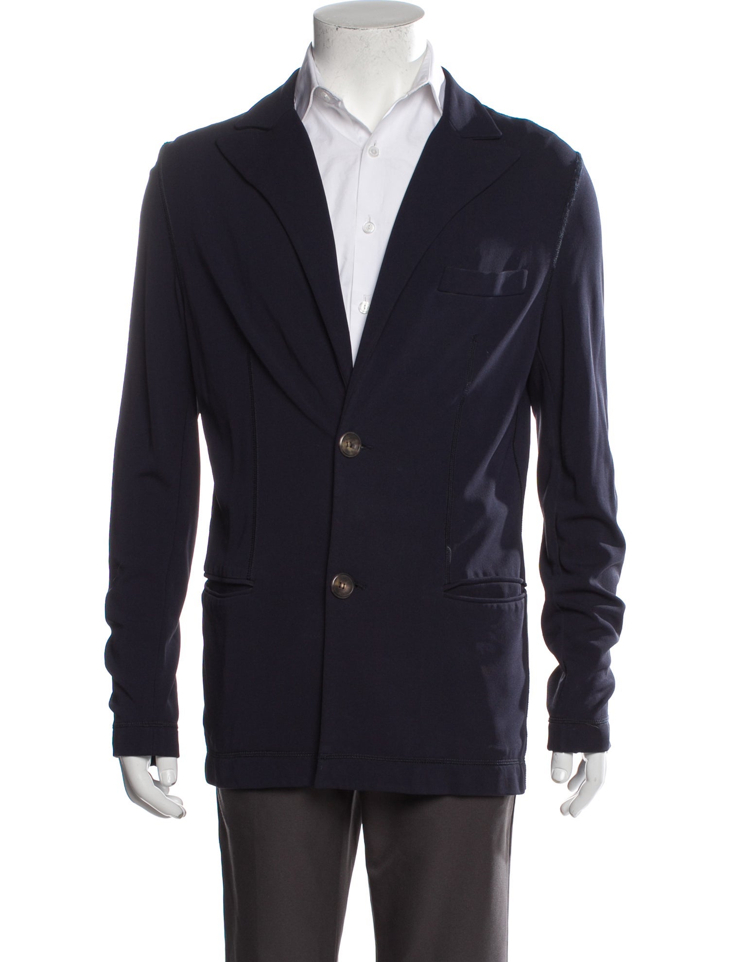 Giorgio Armani Peacoat - Blue Outerwear, Clothing - GIO136260 | The ...