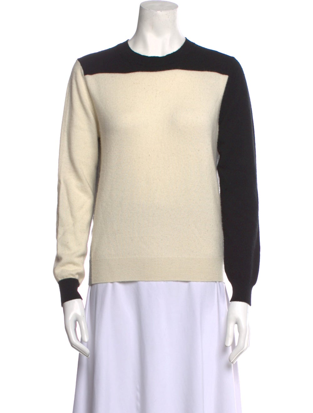 Giorgio Armani Cashmere Colorblock Pattern Sweater - Grey Knitwear ...