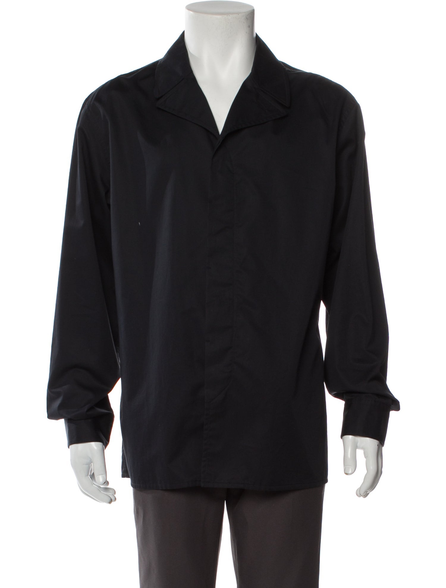 Giorgio Armani Overcoat - Black Outerwear, Clothing - GIO140109 | The ...