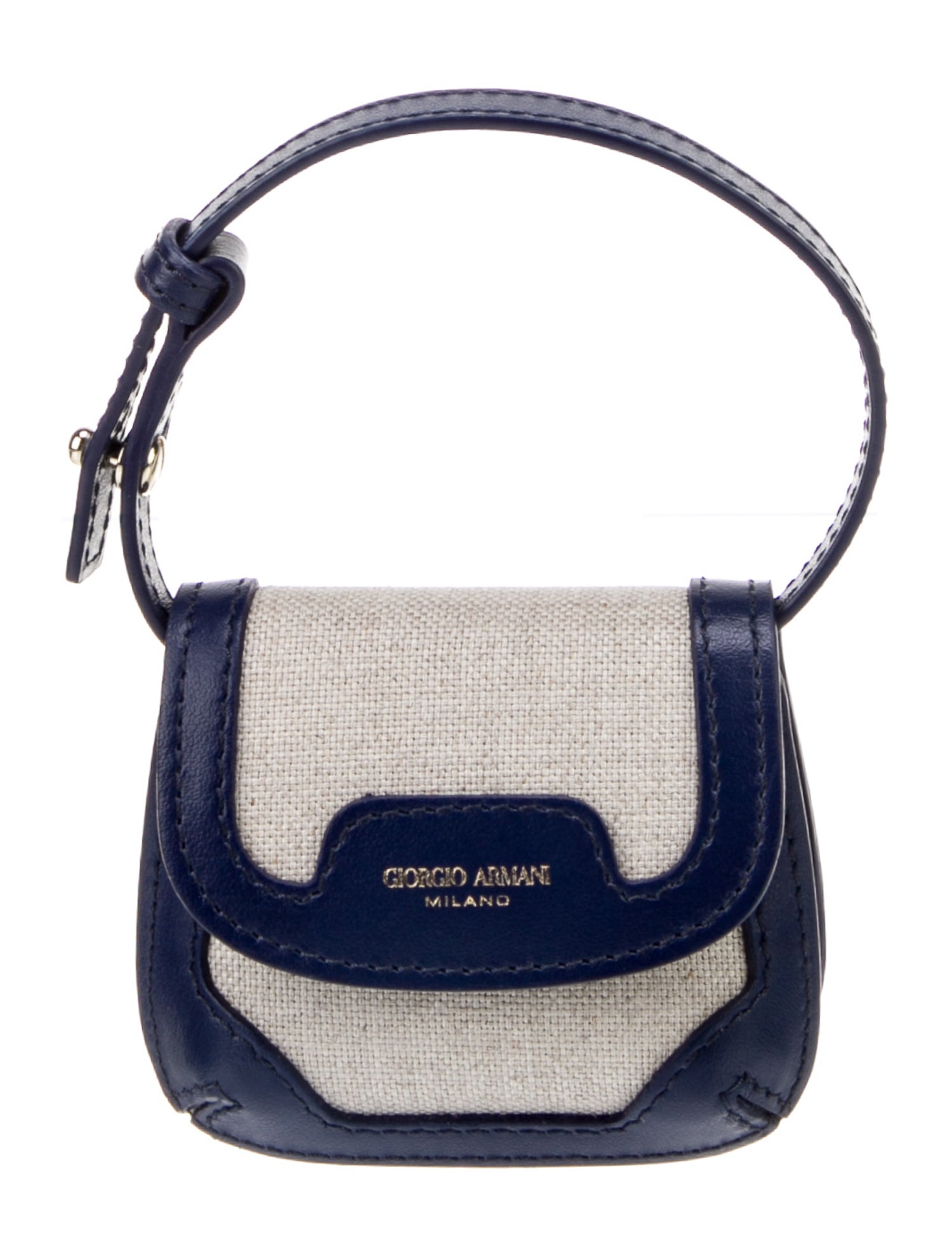 Giorgio Armani La Prima Nano Canvas Mini Bag - Blue Mini Bags, Handbags ...