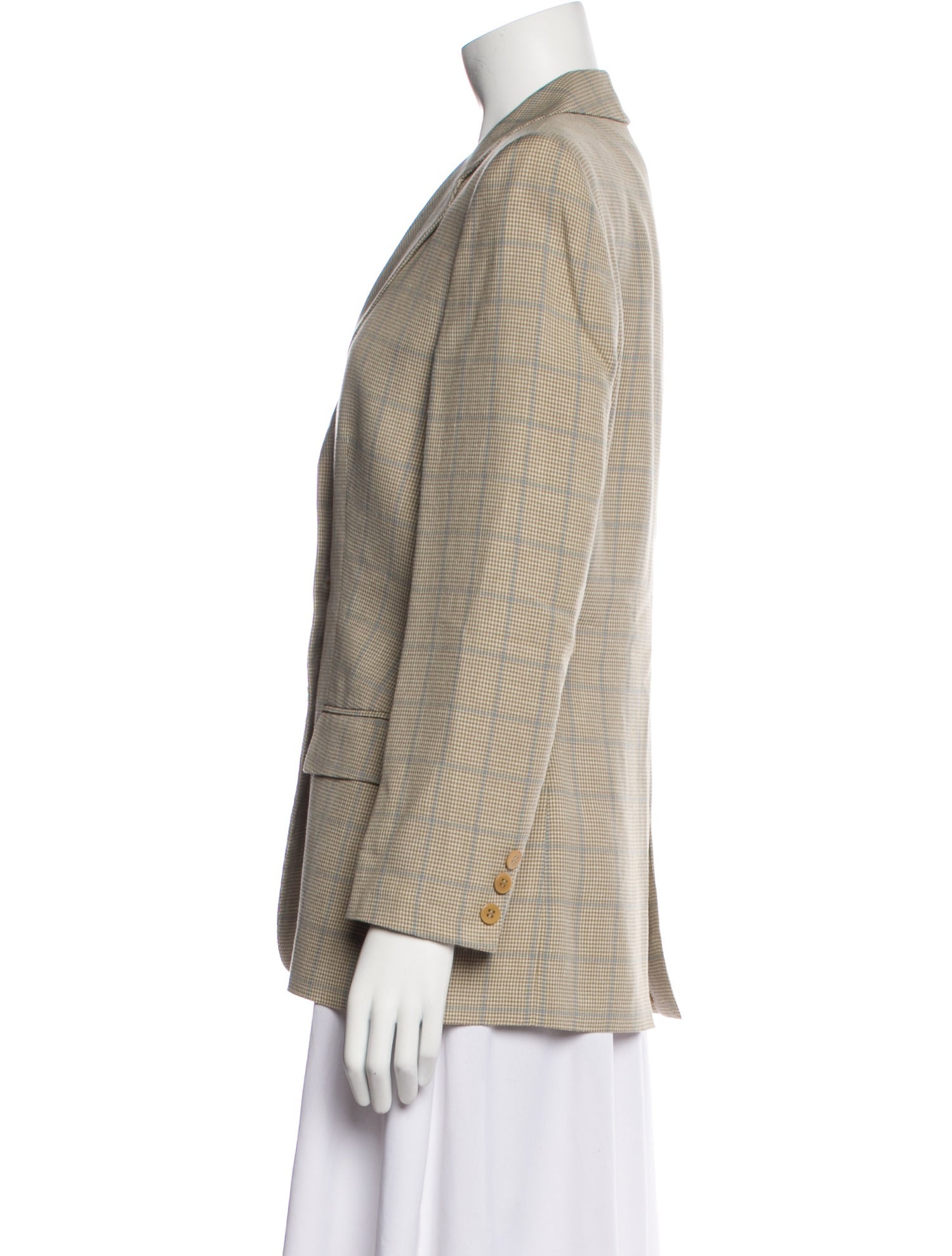 Paul Stuart Silk Tweed Pattern Blazer - Neutrals Jackets, Clothing ...