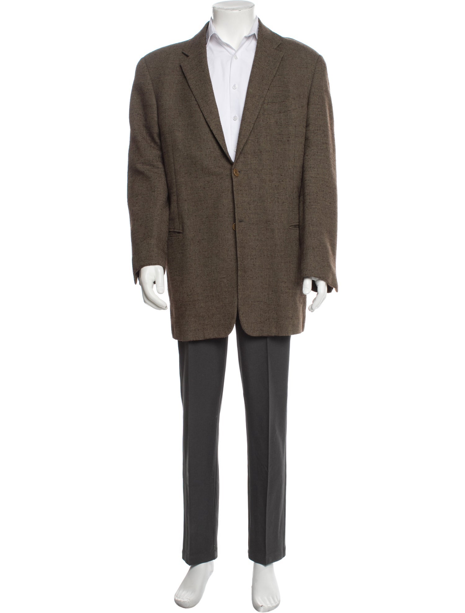 Giorgio Armani Overcoat - Neutrals Outerwear, Clothing - GIO158318 ...