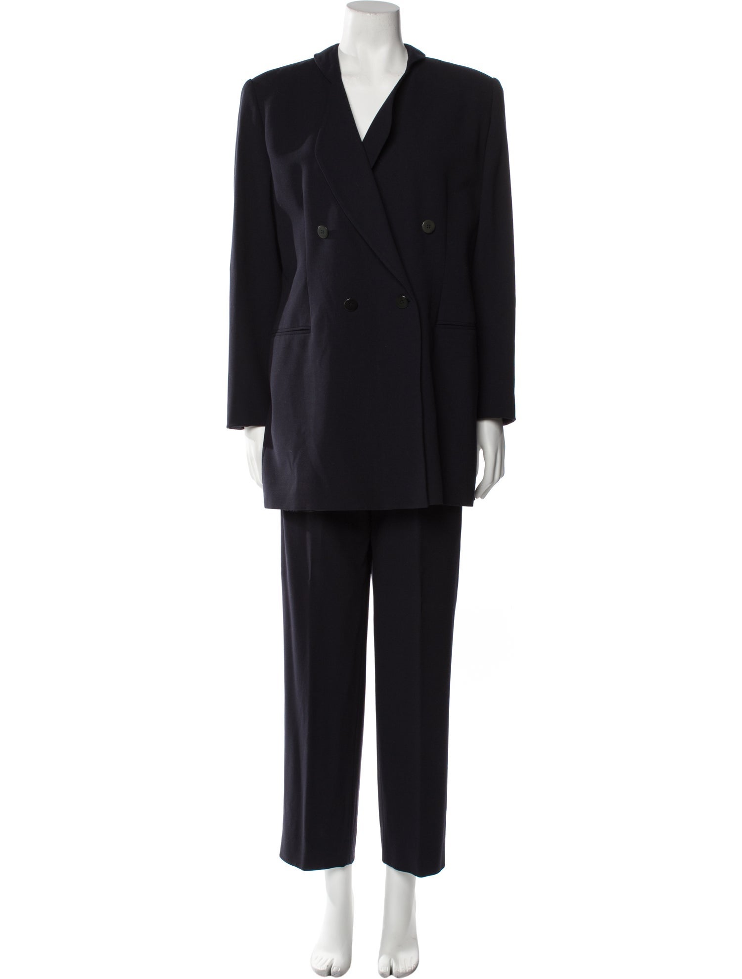 Pendleton Virgin Wool Skirt Suit - Black Suits and Sets, Clothing ...