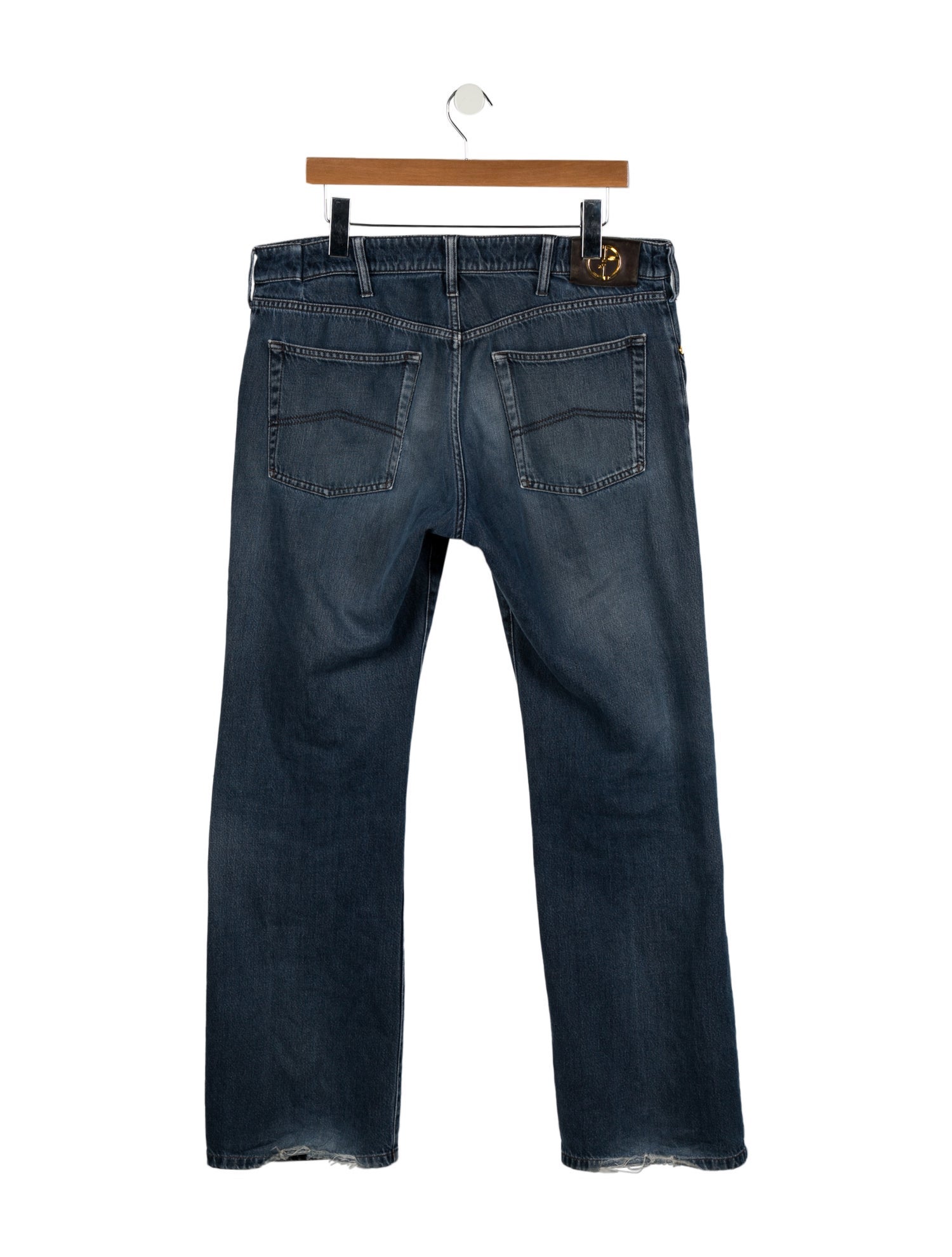 Denim Tears x Levi's Raw Selvedge Cotton Wreath Slim Fit Jeans - Blue ...
