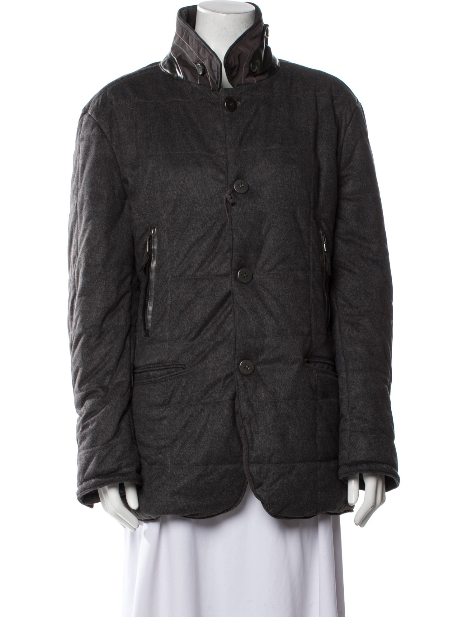 Gimo's Italiana Utility Jacket - Grey Jackets, Clothing - GIS20611 ...