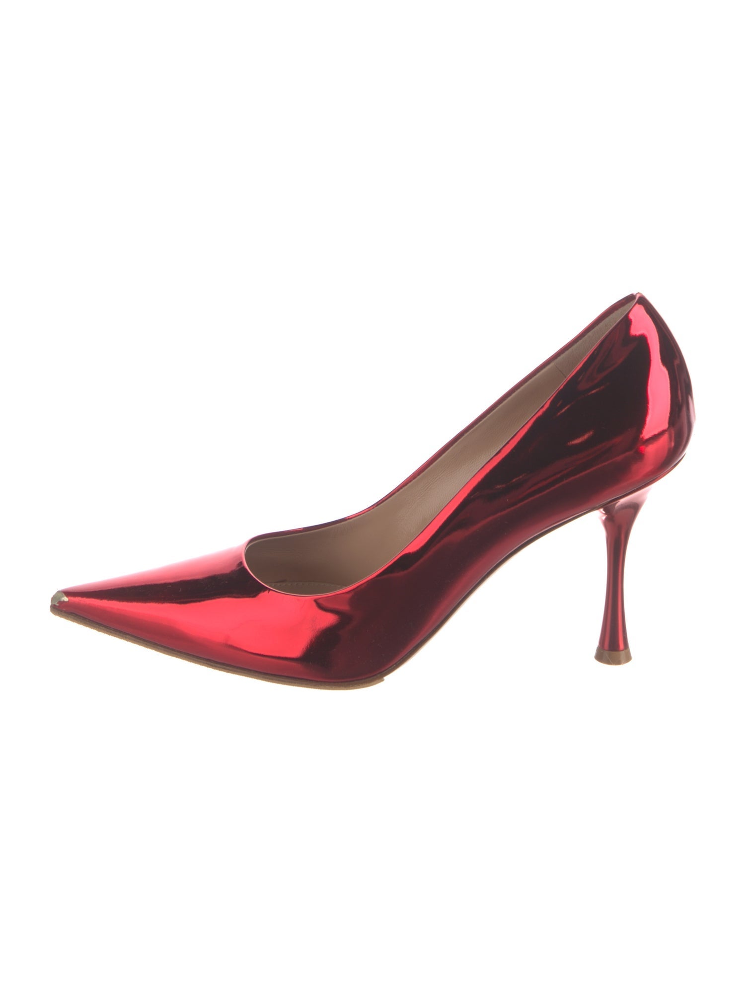 Gianvito Rossi Patent Leather Pumps - Red Pumps, Shoes - GIT109276 ...