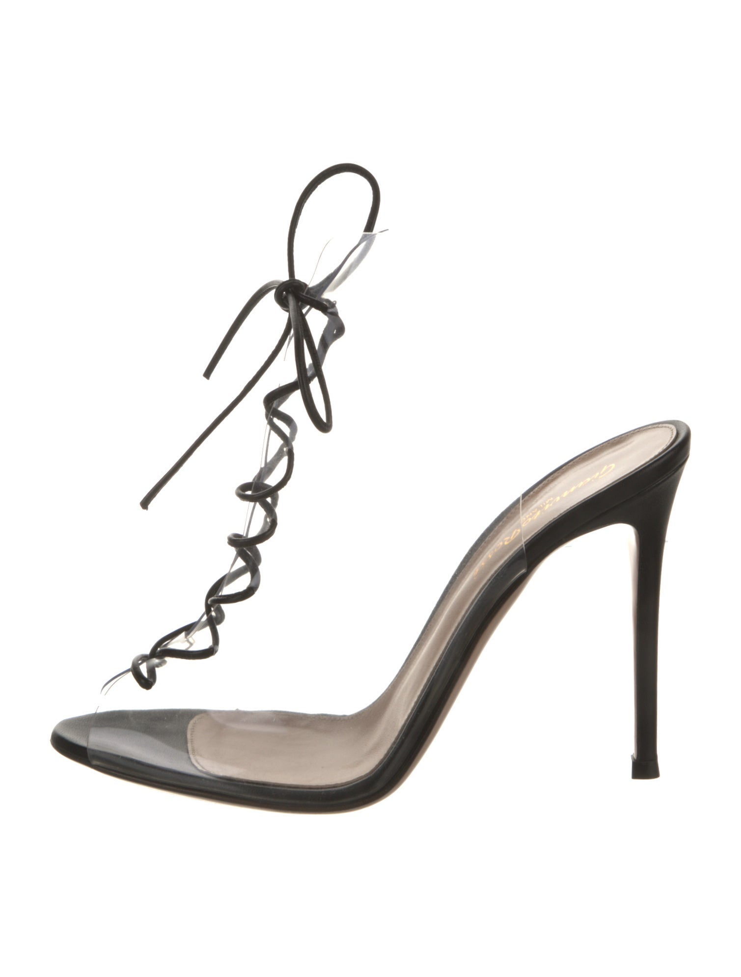 Gianvito Rossi PVC Lace-Up Boots - Black Boots, Shoes - GIT79706 | The ...