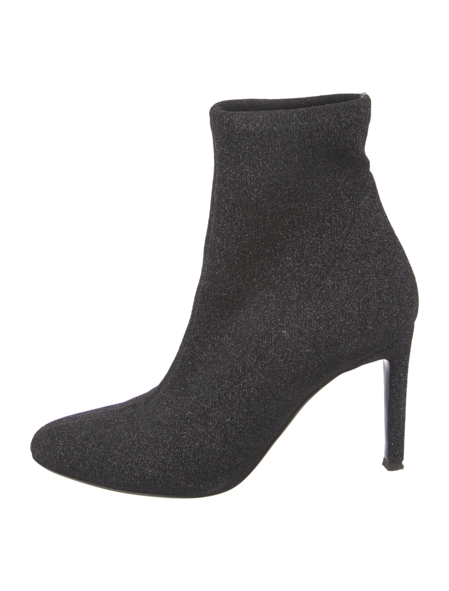 Giuseppe Zanotti Glitter Accents Sock Boots - Black Boots, Shoes - GIU111595 | The RealReal