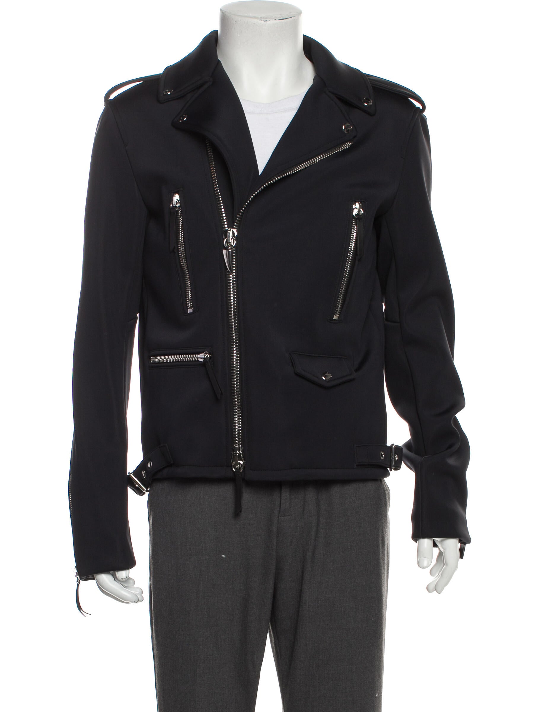 Giuseppe Zanotti Moto Jacket w/ Tags - Black Outerwear, Clothing ...