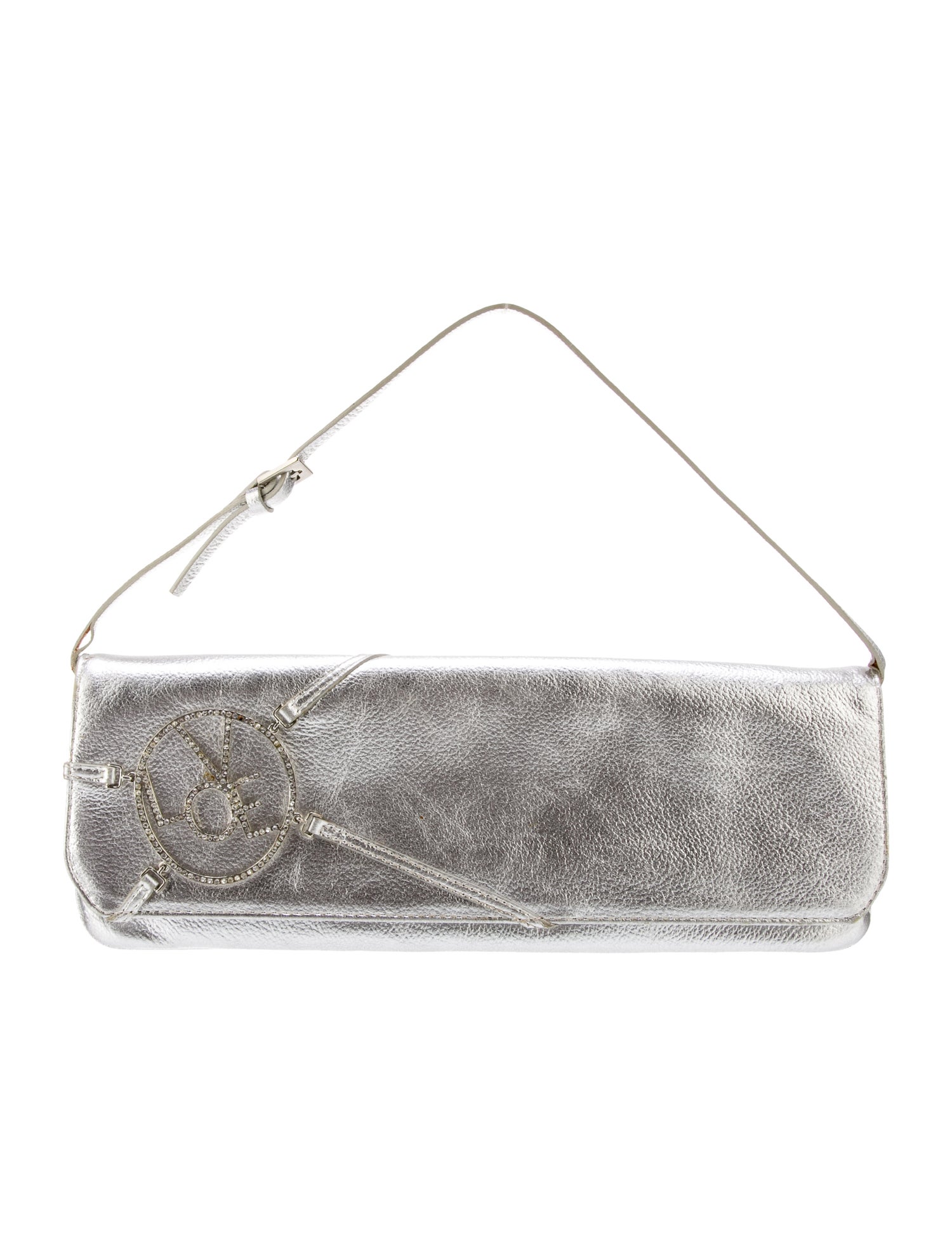 Giuseppe Zanotti Leather Handle Bag - Metallic Handle Bags, Handbags ...