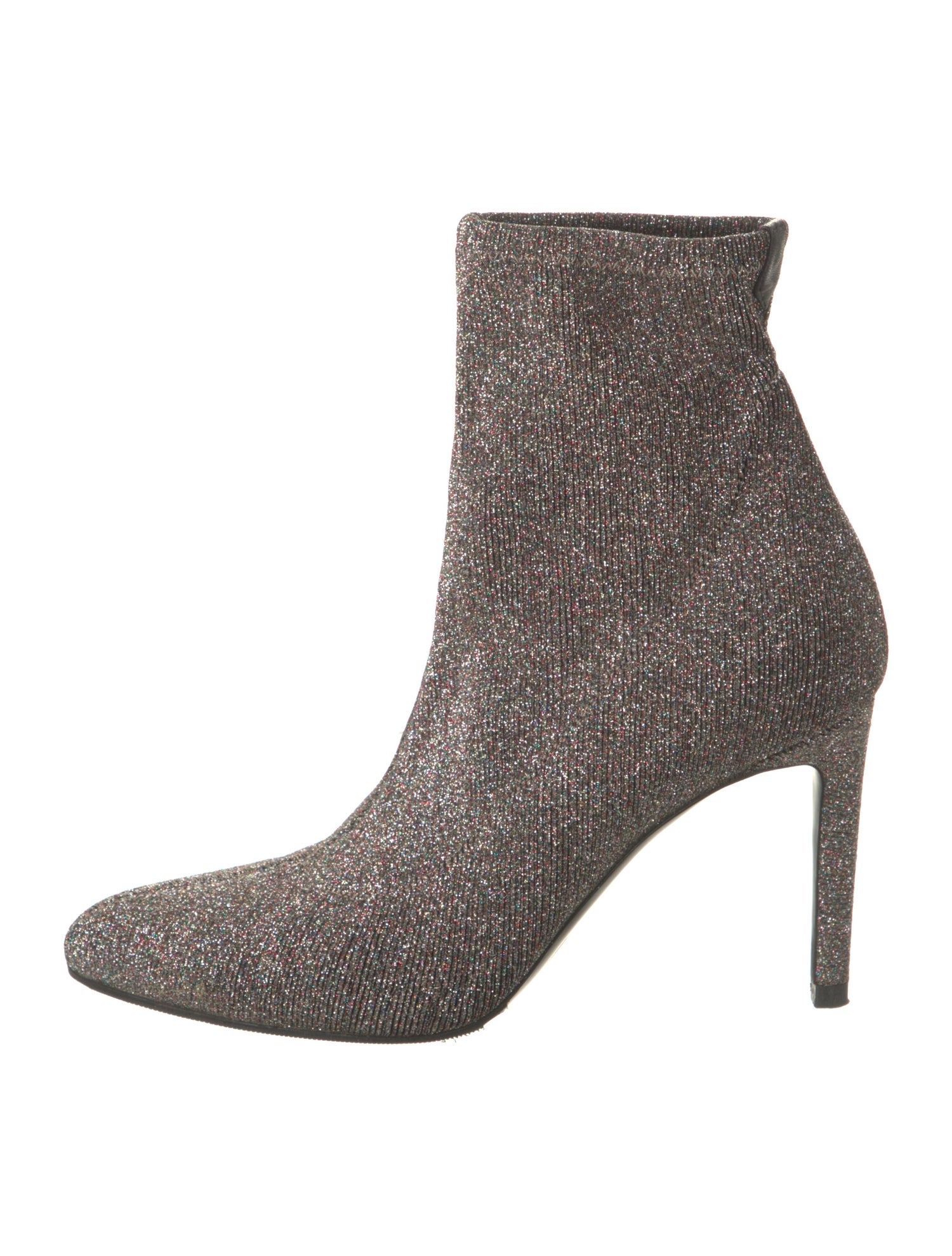 Giuseppe Zanotti Glitter Accents Sock Boots - Silver Boots, Shoes - GIU117678 | The RealReal