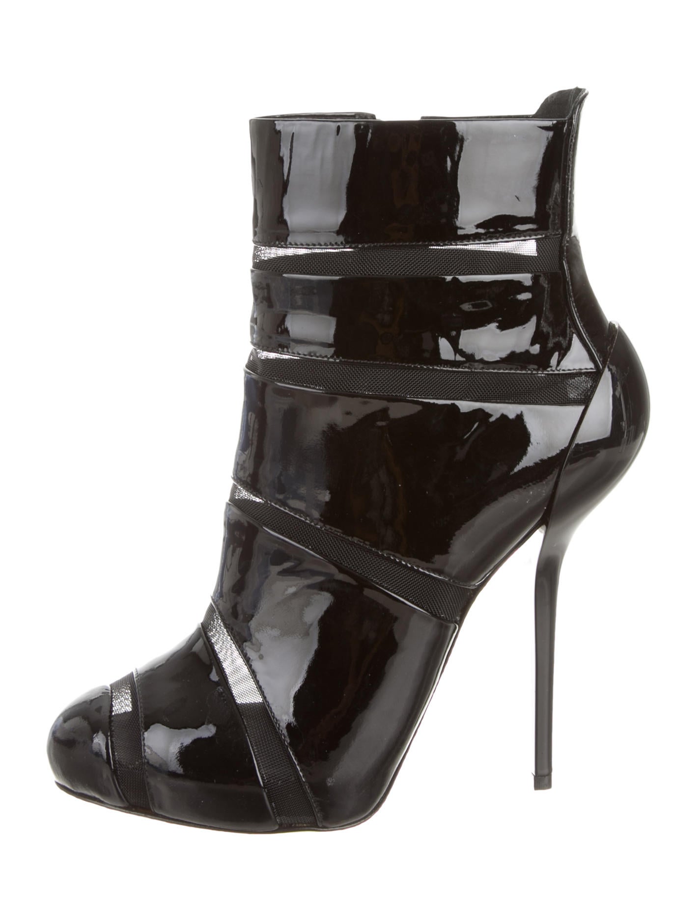 Giuseppe Zanotti Patent Leather Ankle Boots w/ Tags - Shoes - GIU27005 ...