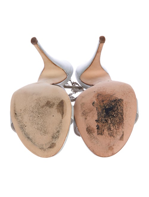 Giuseppe Zanotti Silver Fish Skeleton Sandals - Shoes - GIU29626 | The ...