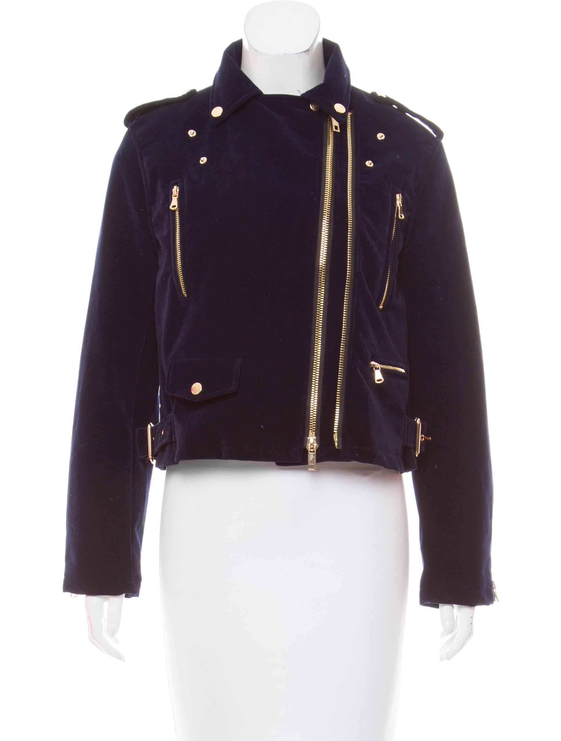 Giuseppe Zanotti Ziggy Velvet Jacket - Clothing - GIU39894 | The RealReal