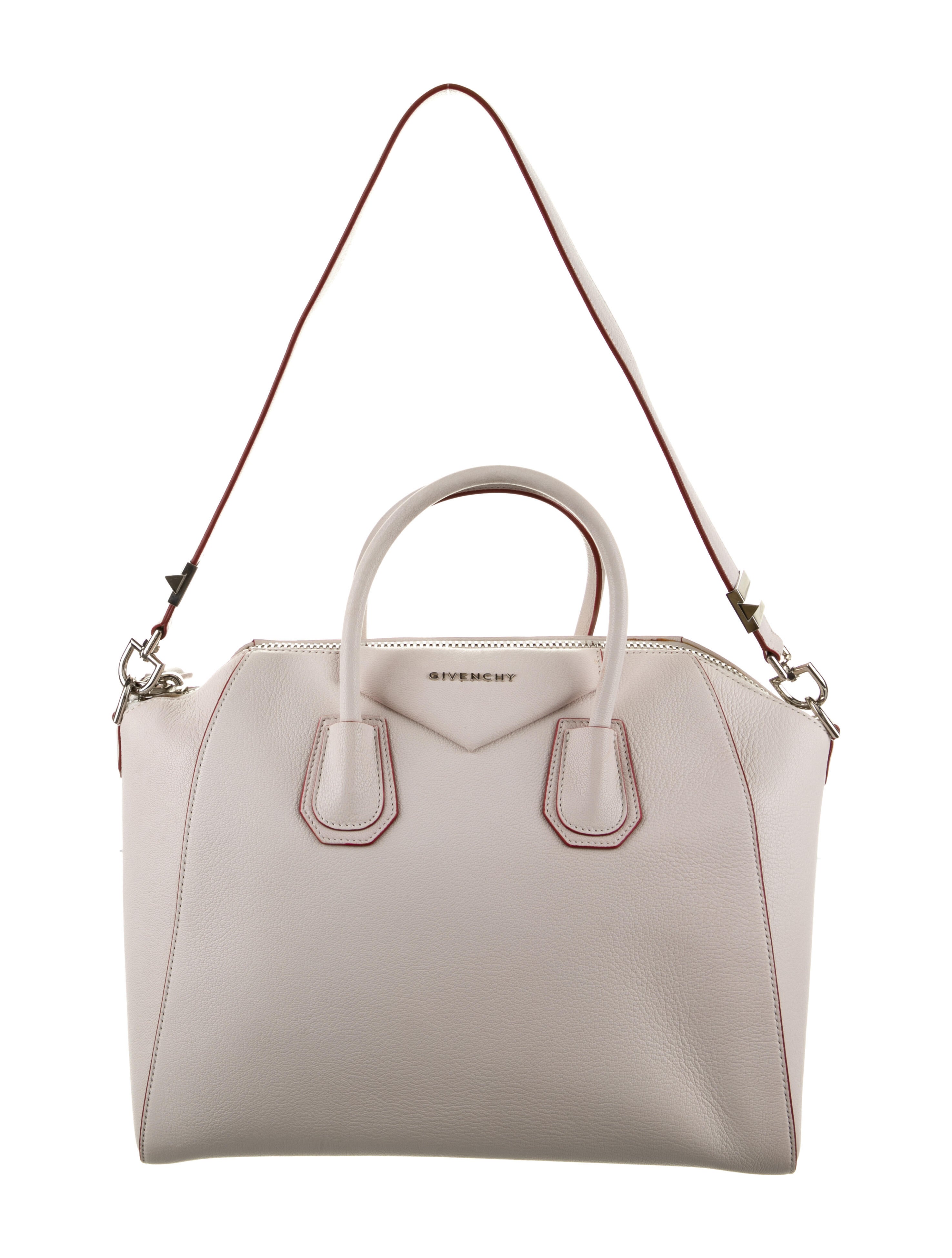 Givenchy Solid Leather Handle Bag - Pink Handle Bags, Handbags ...