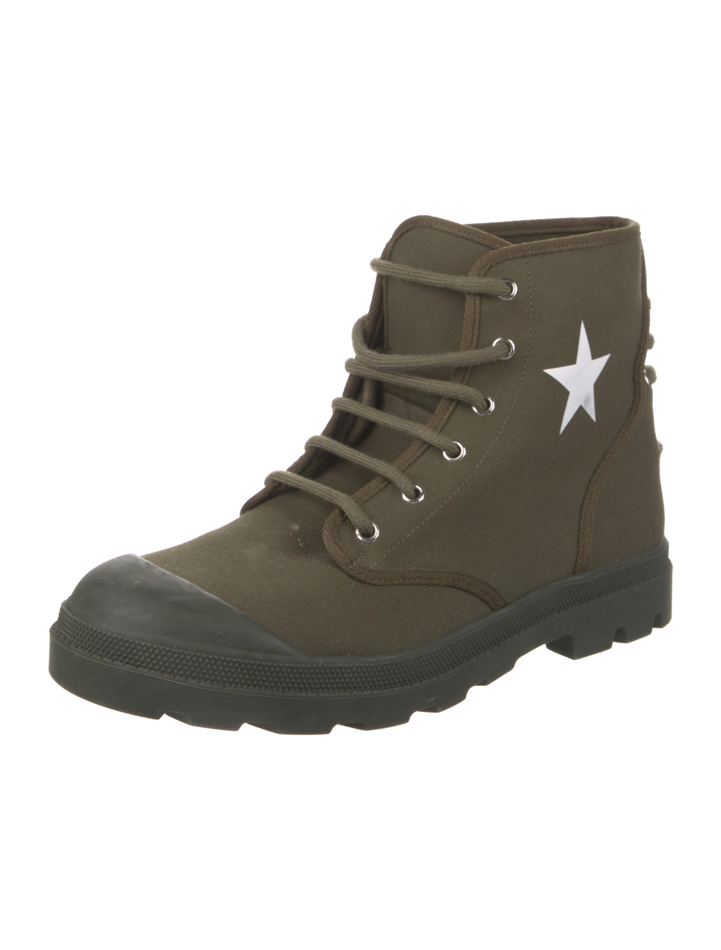 Comme des Garçons Canvas Hiking Boots - Black Boots, Shoes - COM53297 ...