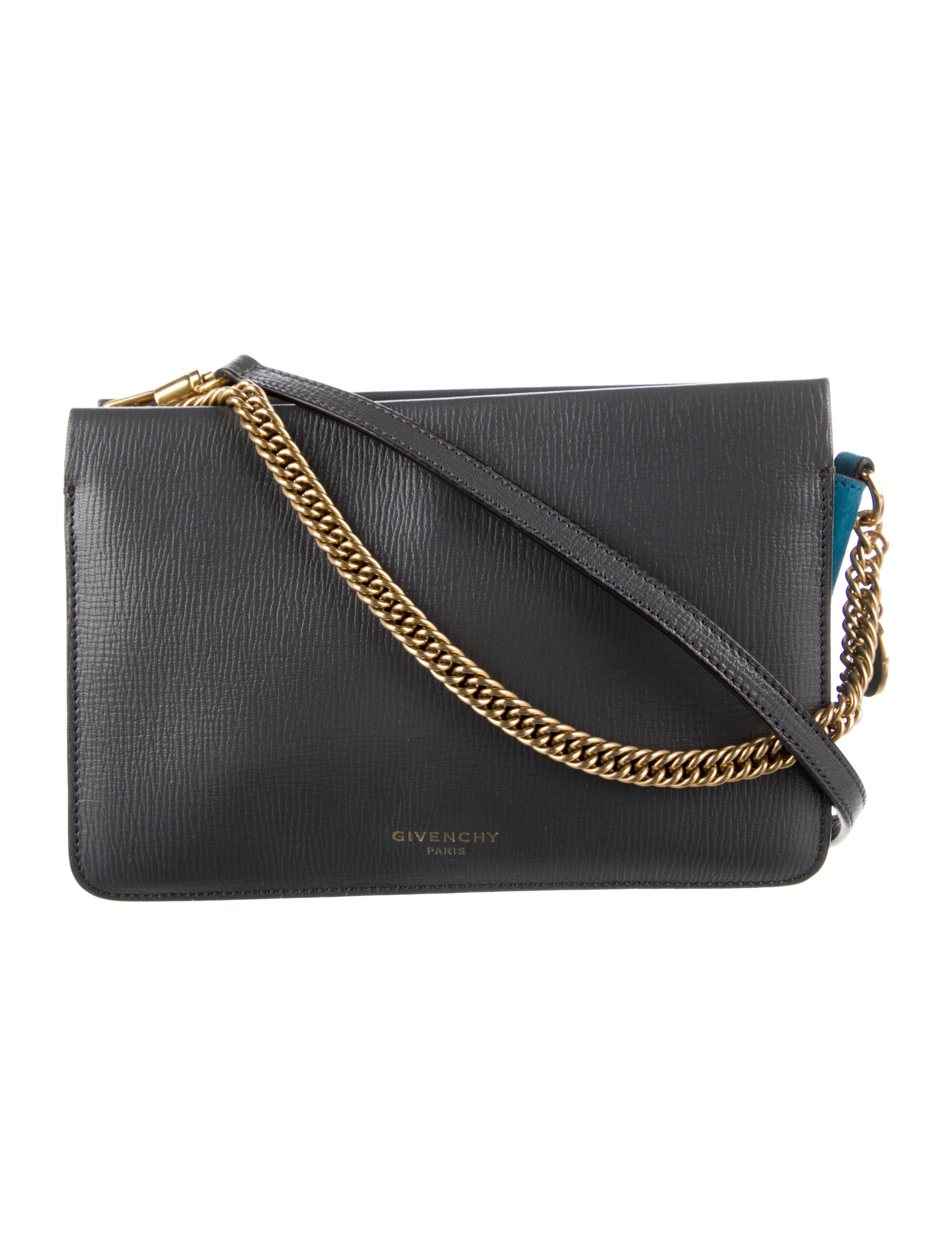 Givenchy Cross 3 Crossbody Bag Leather Small - Grey Handle Bags ...