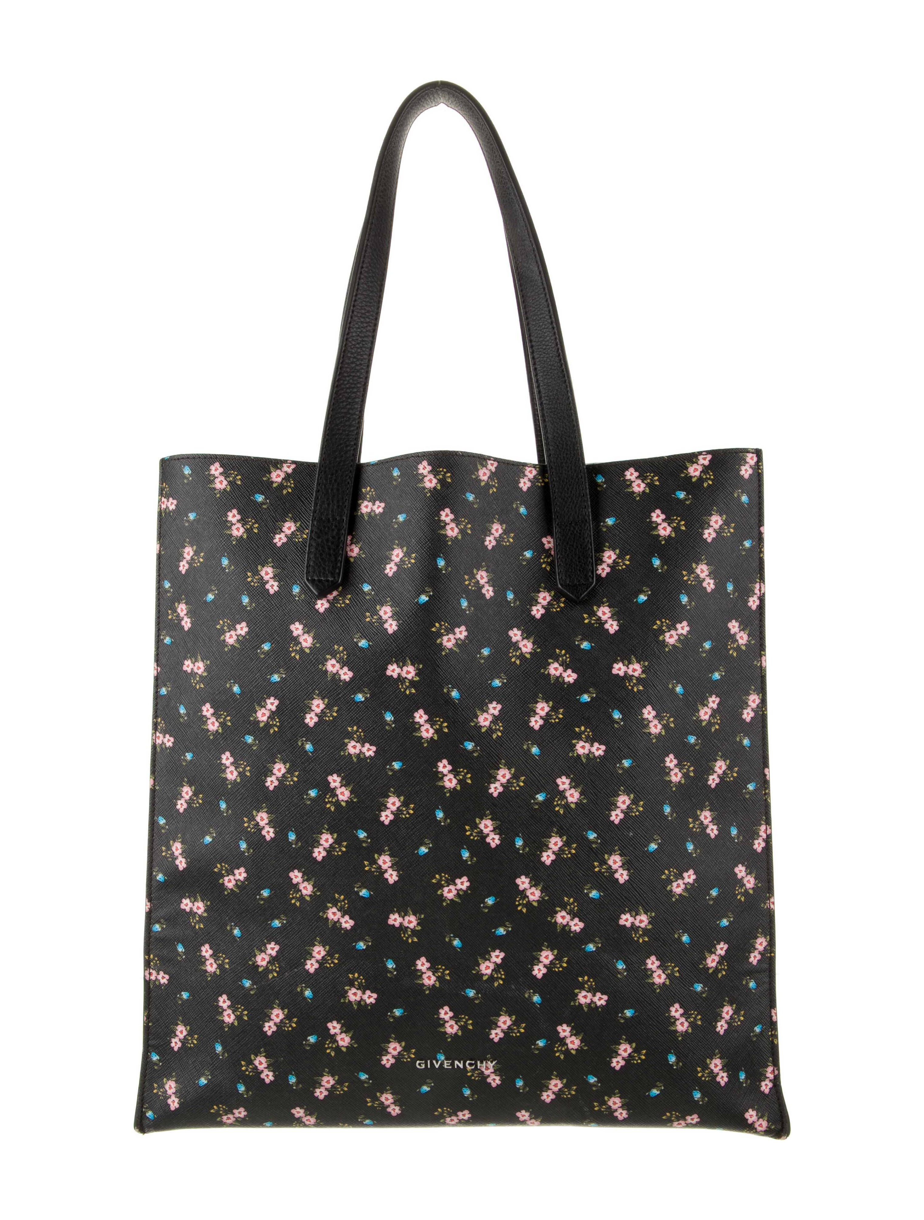 Givenchy Antigona Floral Leather Tote Bag - Black Totes, Handbags ...